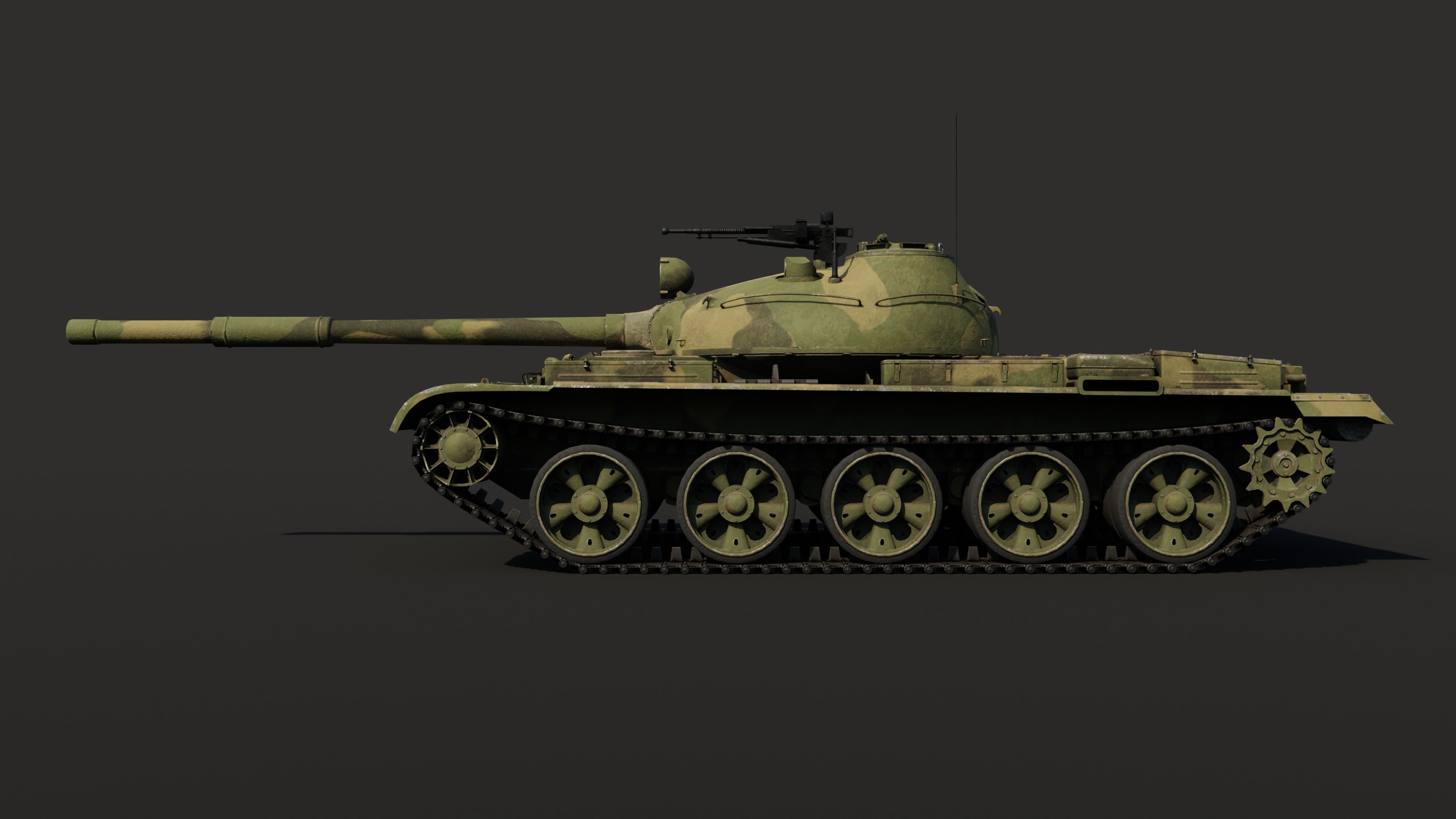 3D model T-62 Game Ready VR / AR / low-poly | CGTrader