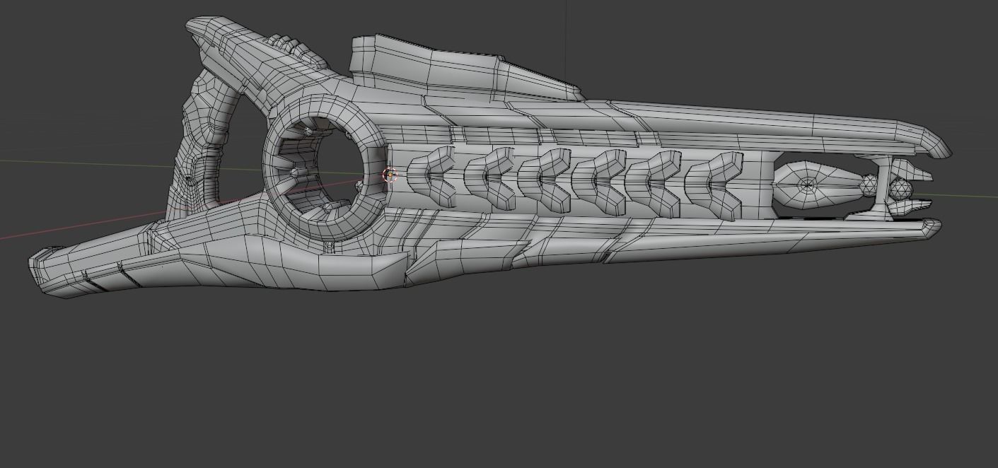 3D model Halo Beam Rifle VR / AR / low-poly | CGTrader