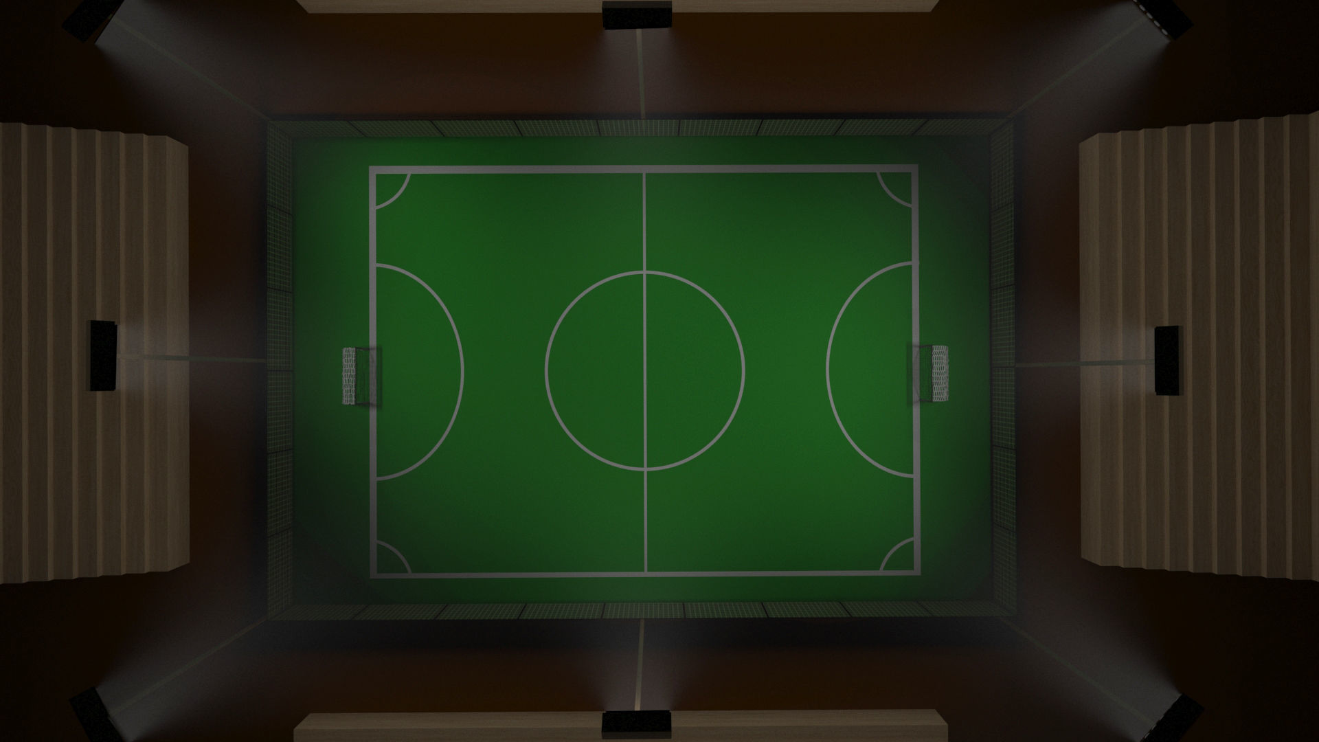 Futsal ground 3D model | CGTrader