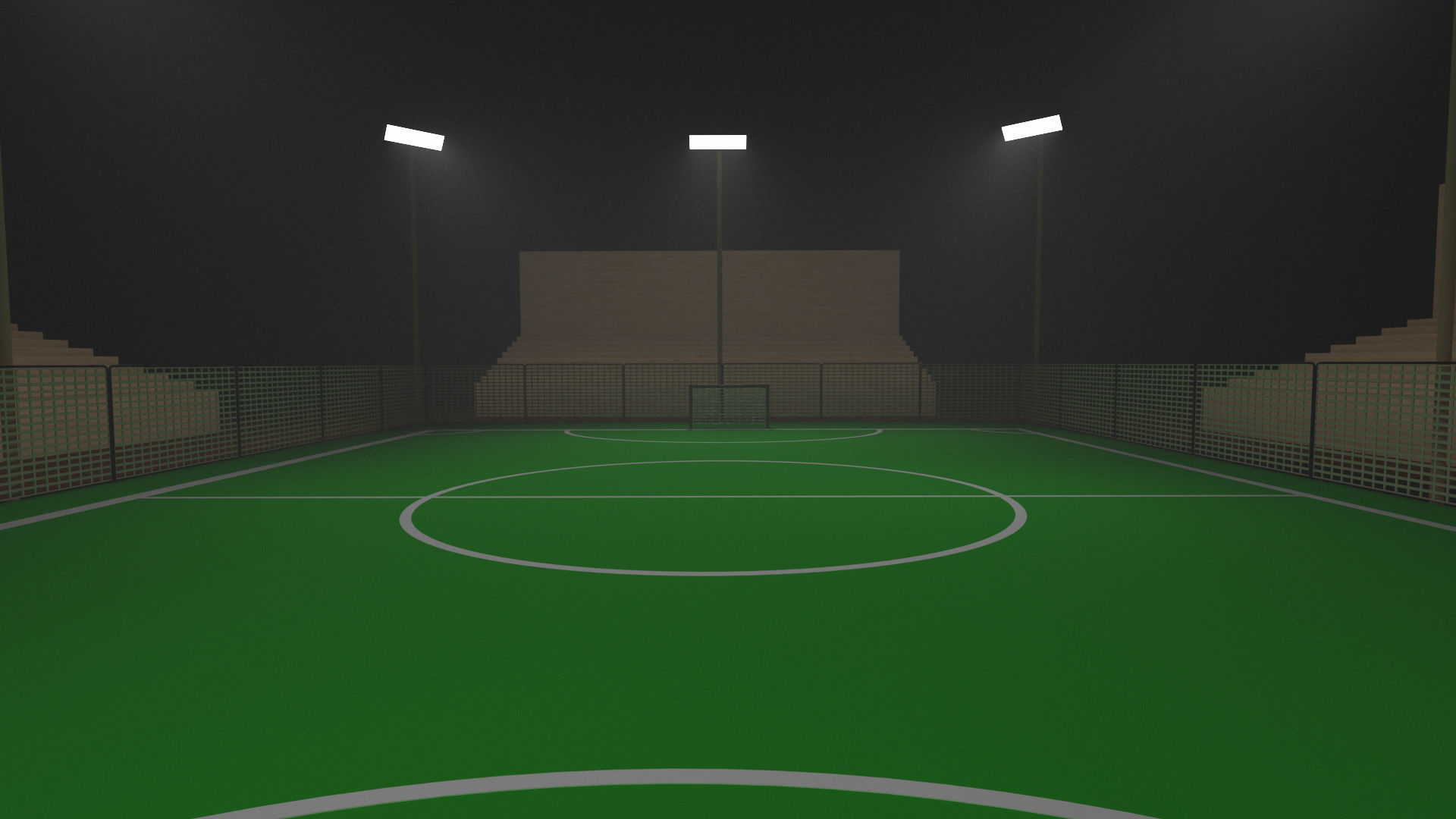Futsal ground 3D model | CGTrader