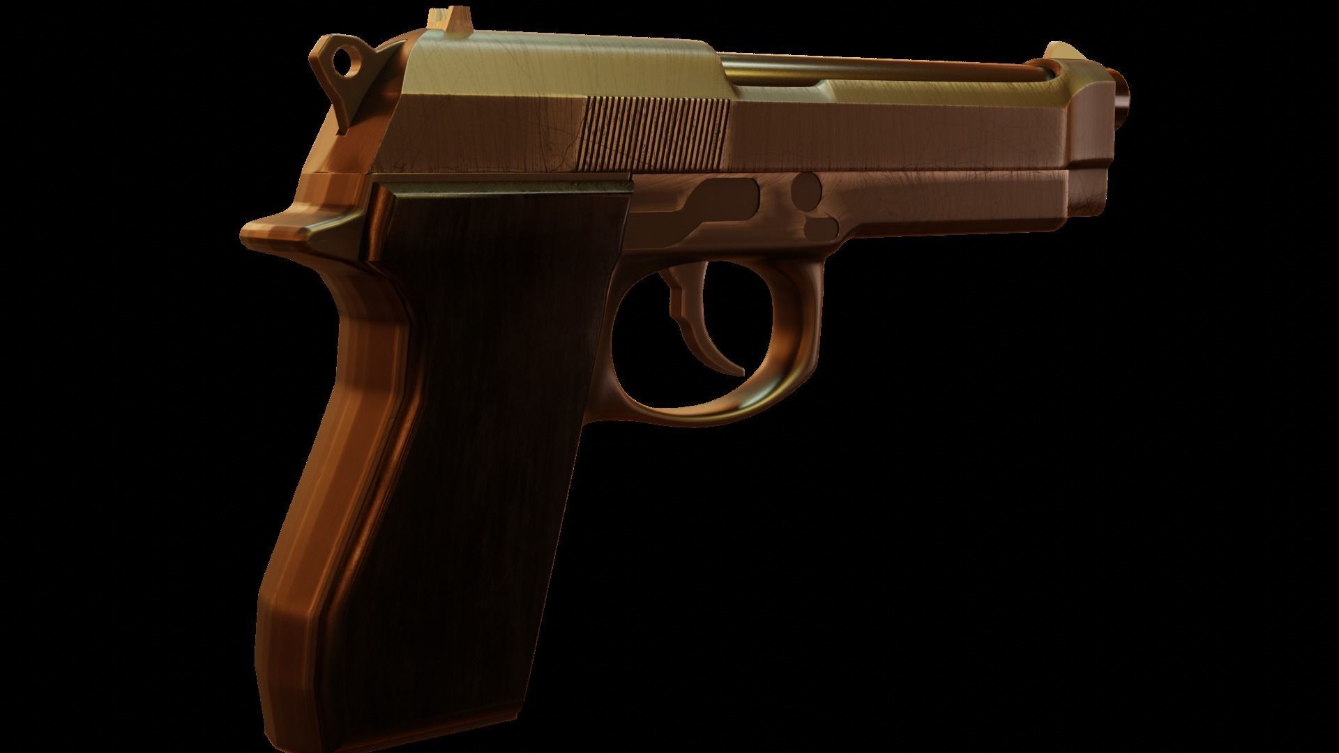 Production Ready Gun 3D model | CGTrader