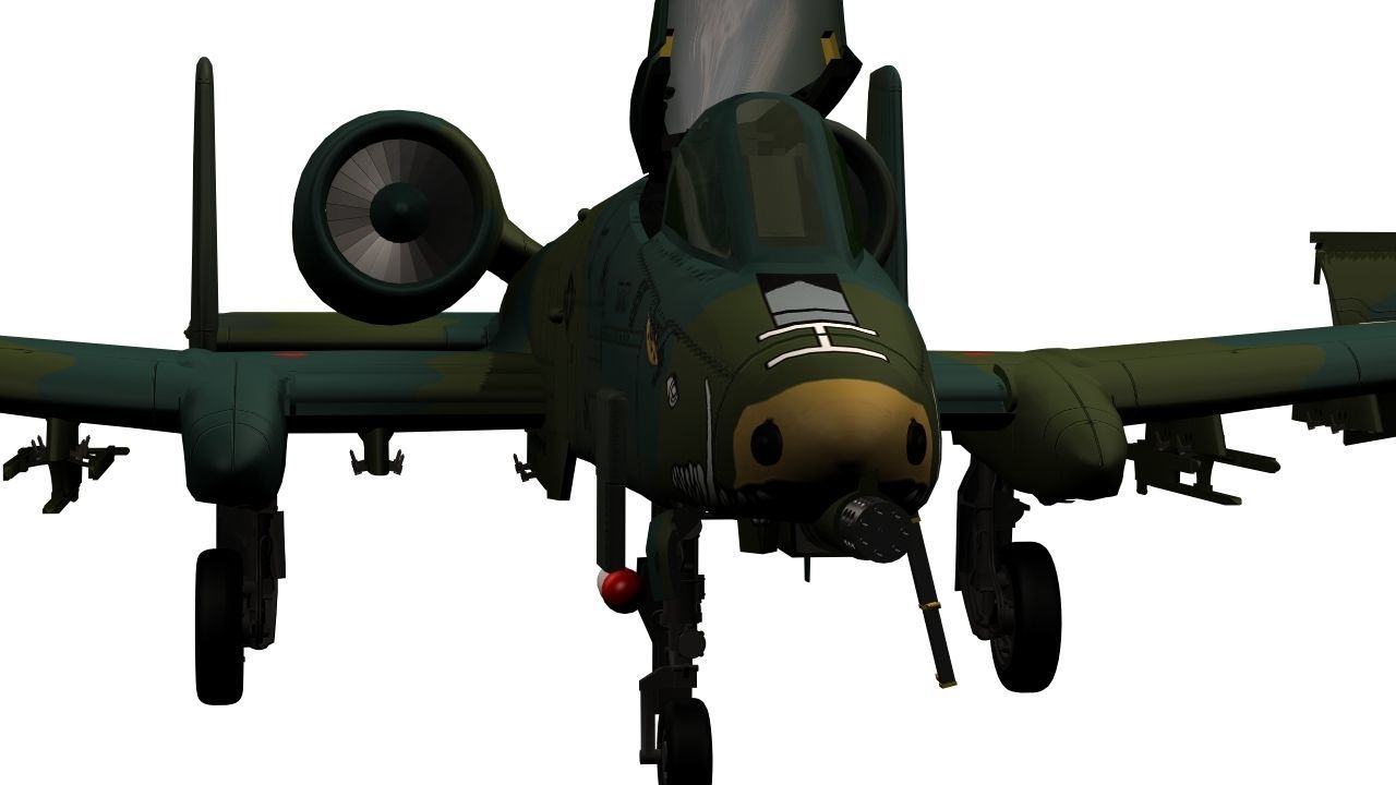 A10 Thunderbolt airplane 3D model | CGTrader