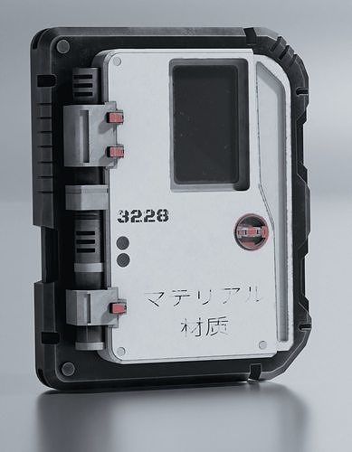 3D model Sci-Fi door VR / AR / low-poly | CGTrader