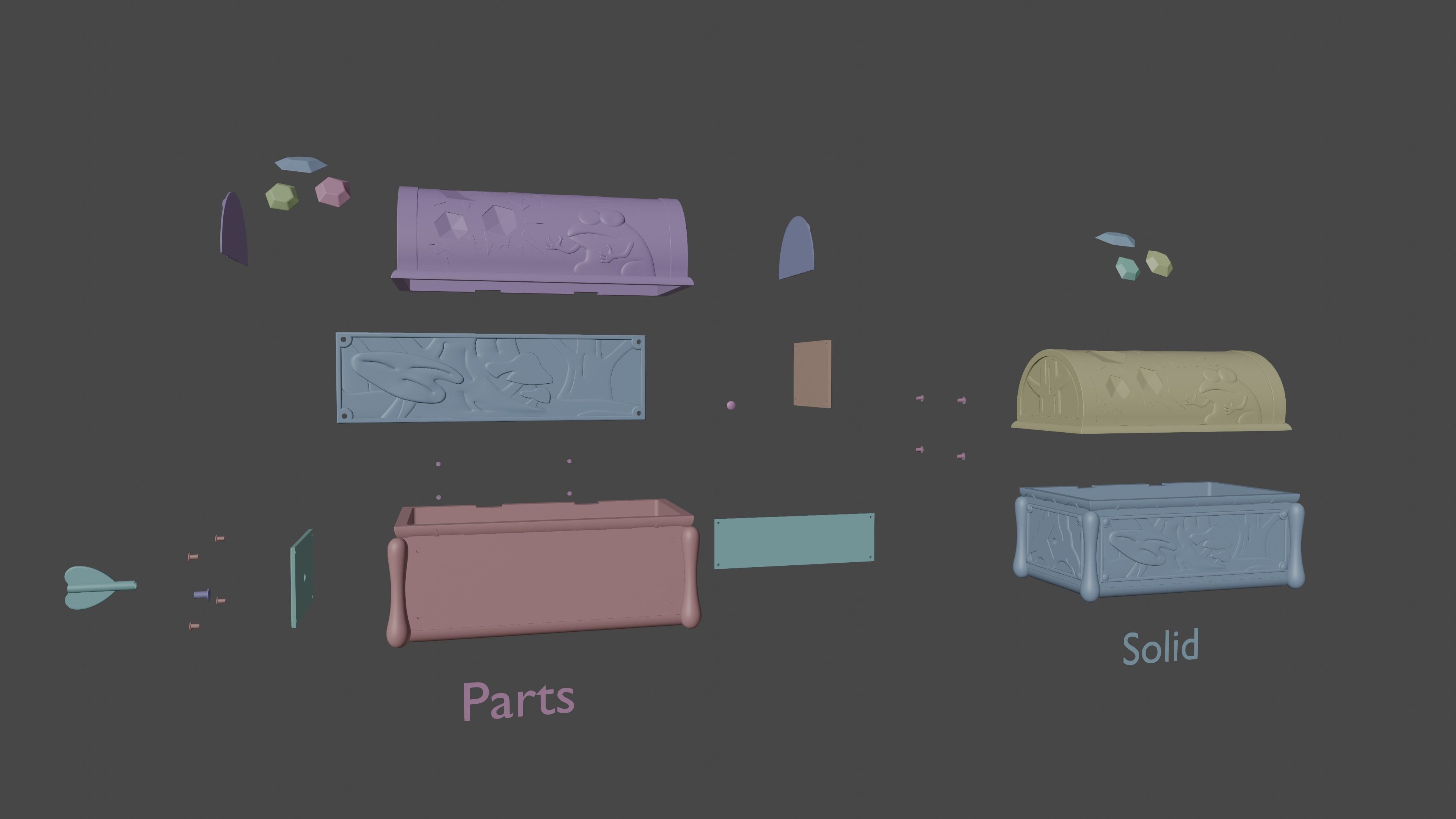 Calamity Box 3D print model 3D model 3D printable | CGTrader