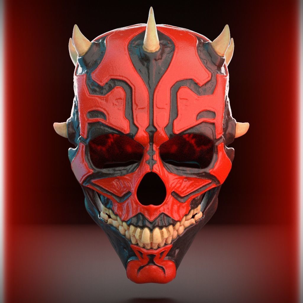 Darth Maul Star Wars Skull 3D Model Stl File for 3D Printing 3D model ...