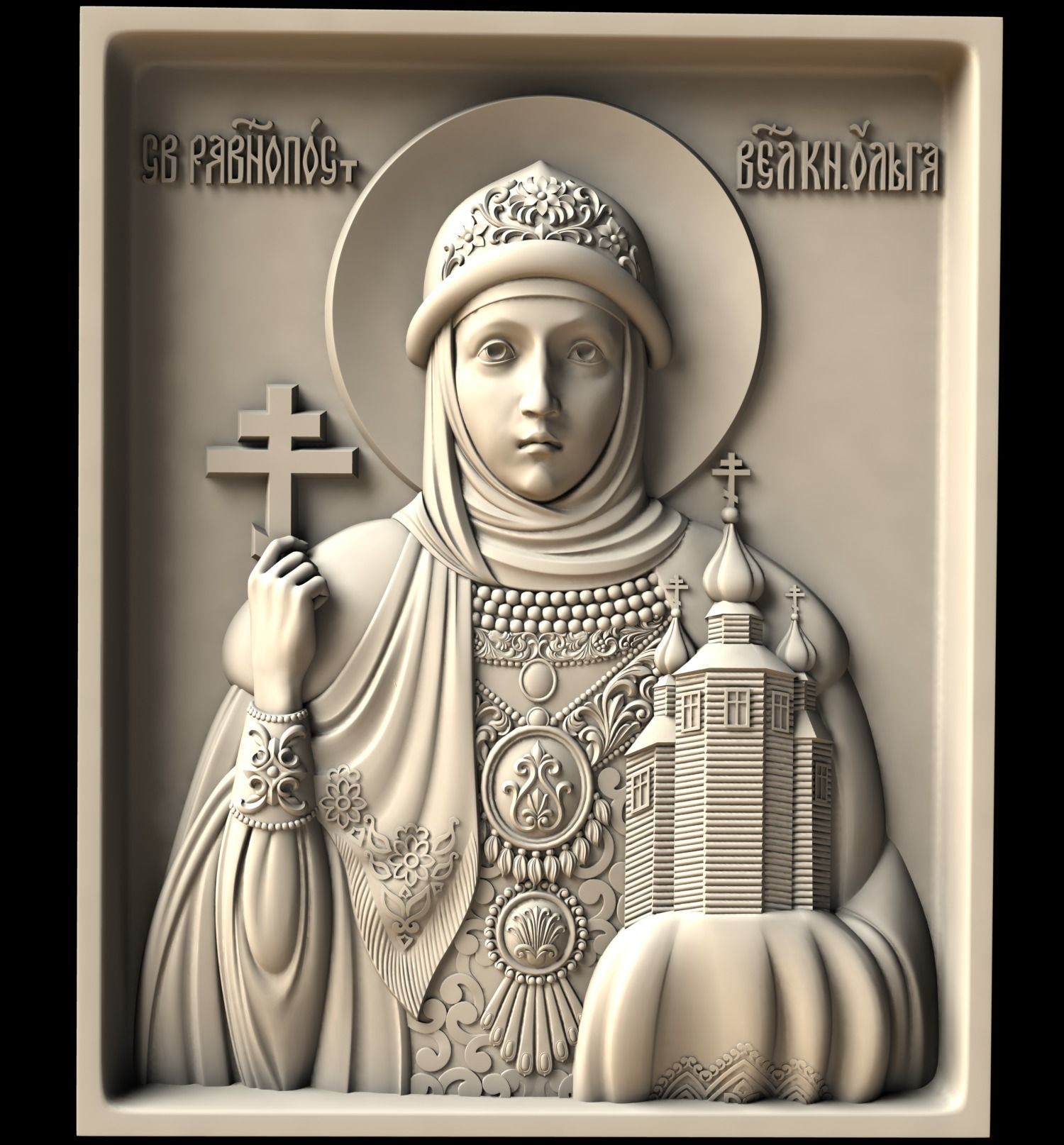 icon of the olga 3D model | CGTrader