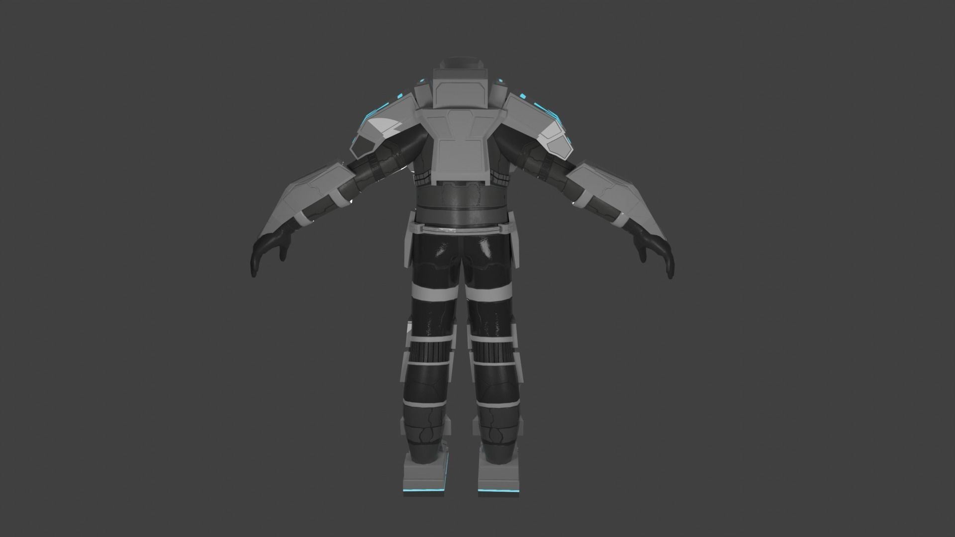 3D model cyborg armor VR / AR / low-poly | CGTrader