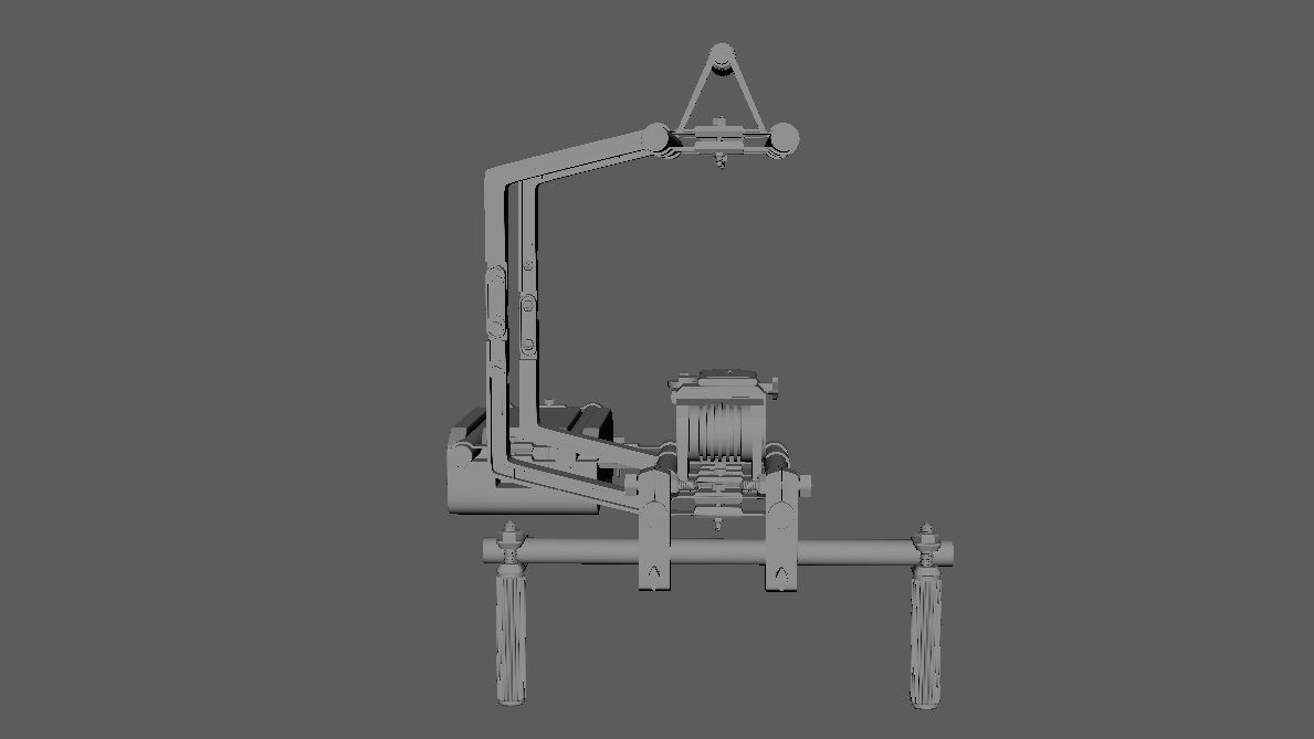 Camera Shoulder Rig 3D model | CGTrader