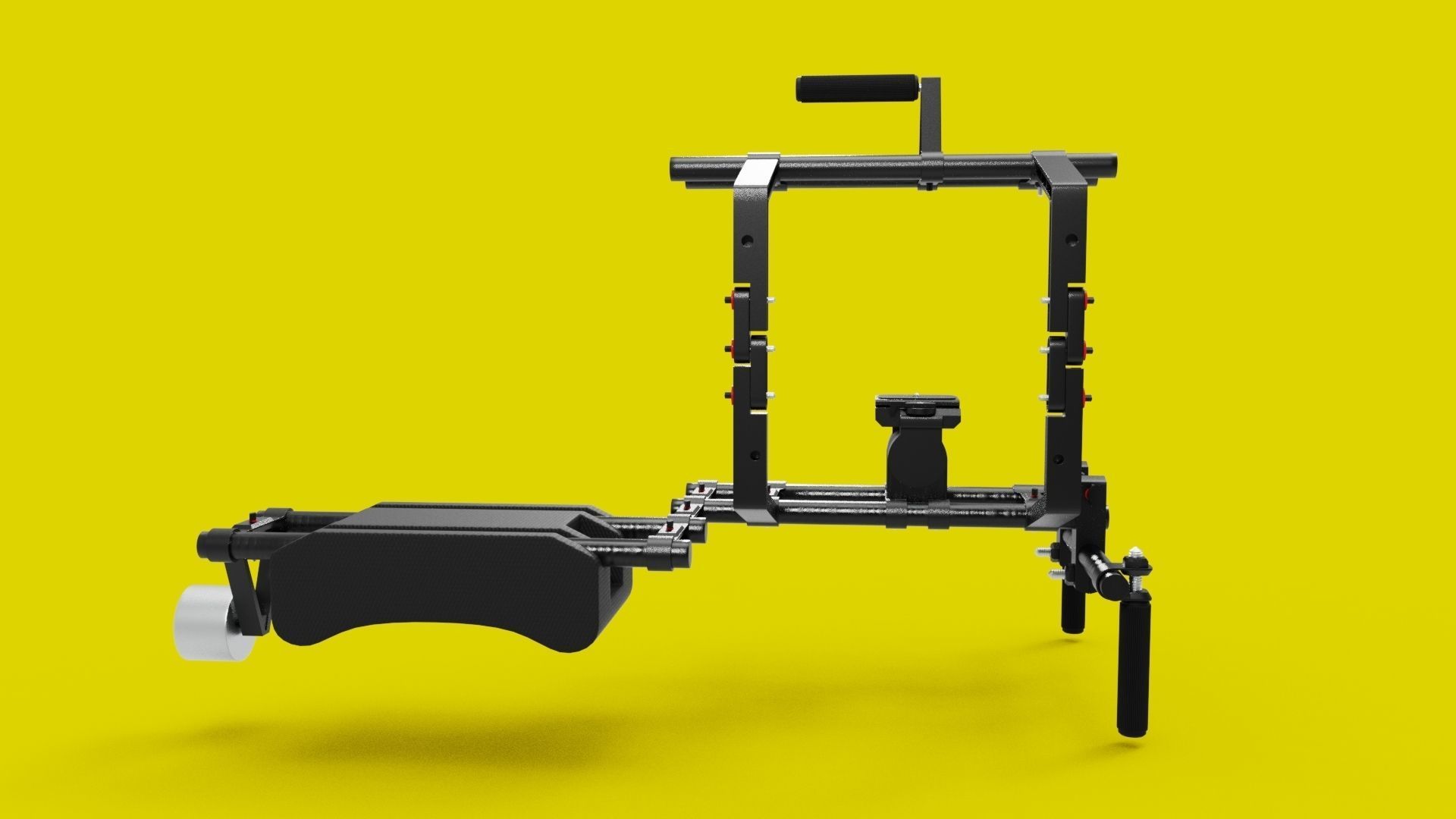 Camera Shoulder Rig 3D model | CGTrader