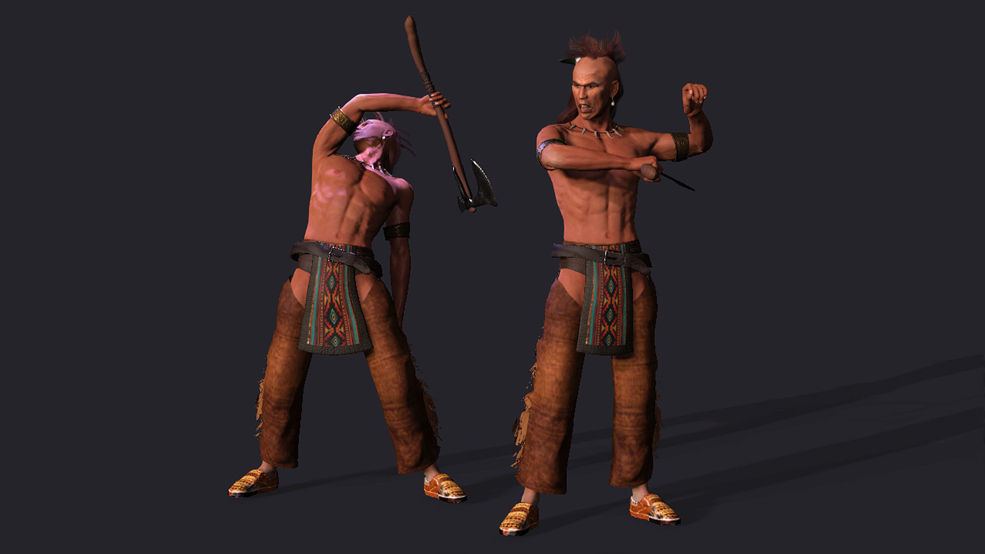 red Indian High quality character full Rigged and Animated 3D model ...