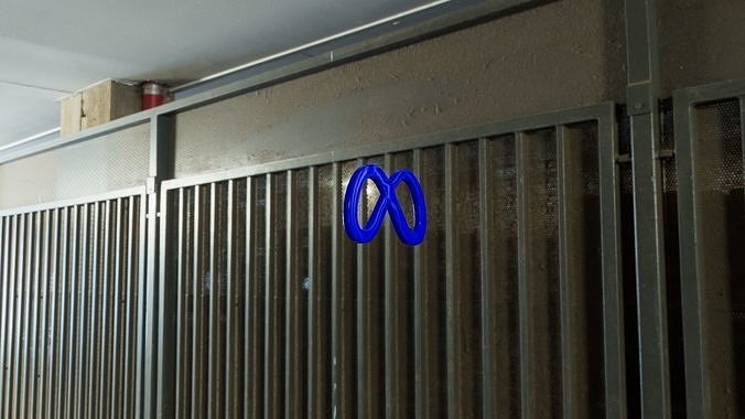 3D model META LOGO VR / AR / low-poly | CGTrader