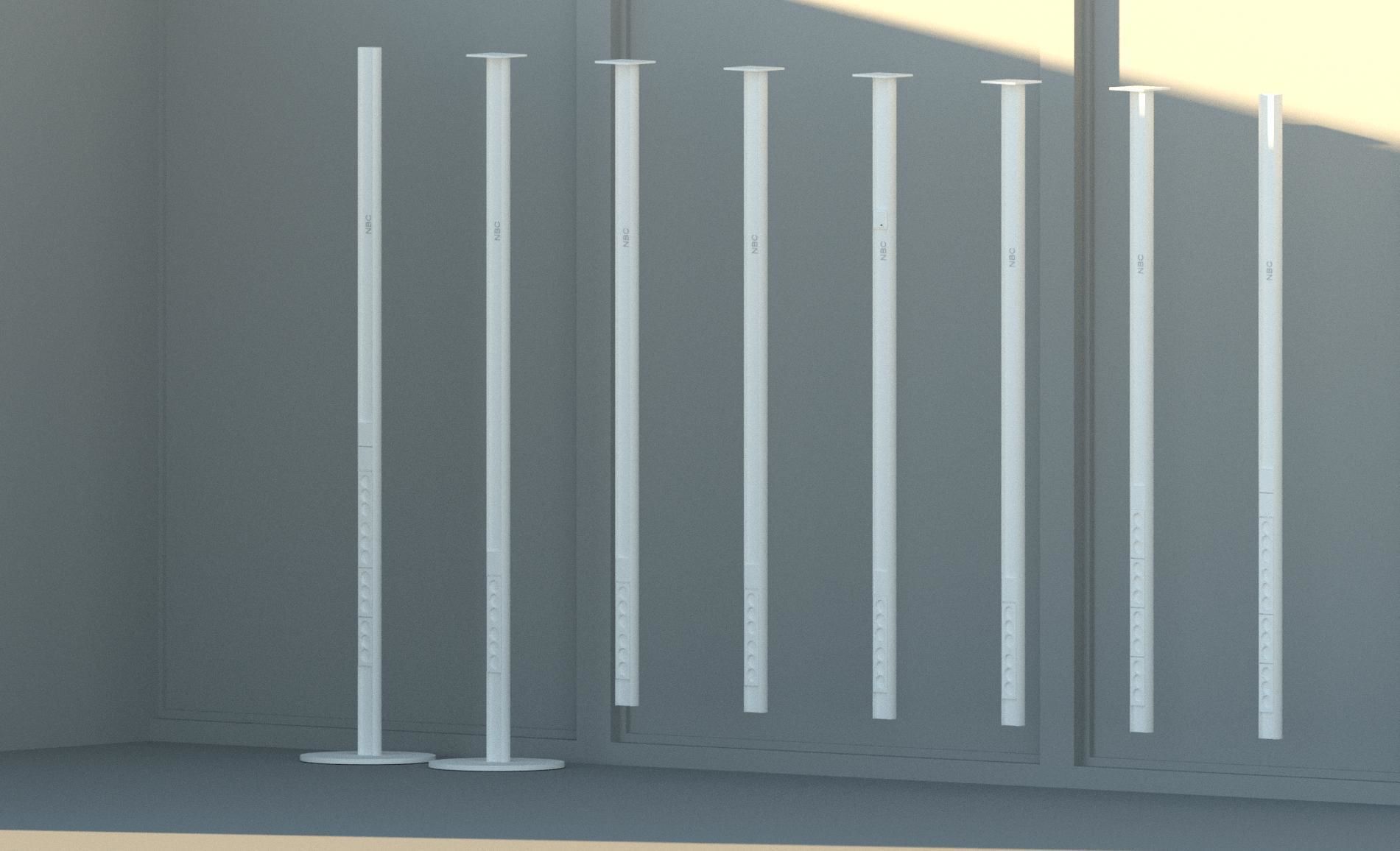 Revit - Service outlet pole package 3D model | CGTrader
