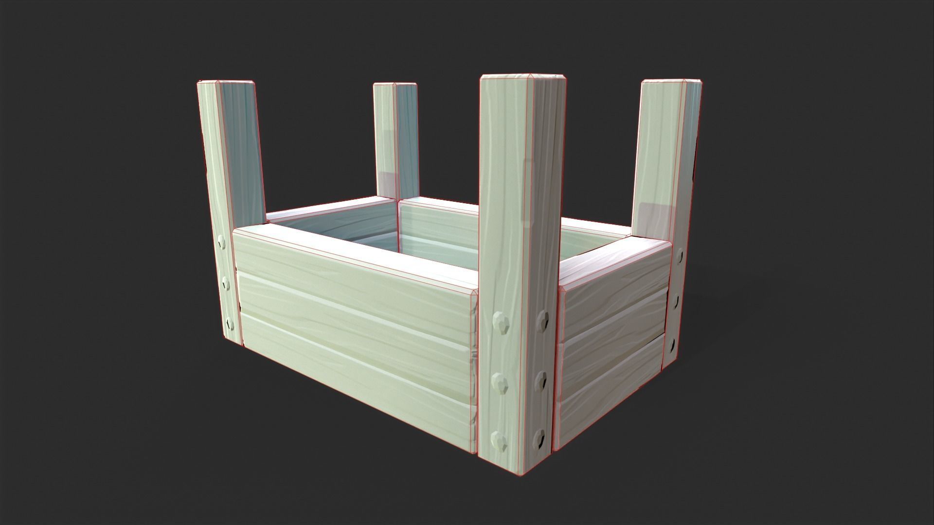 3D model Stylized Crate VR / AR / low-poly | CGTrader