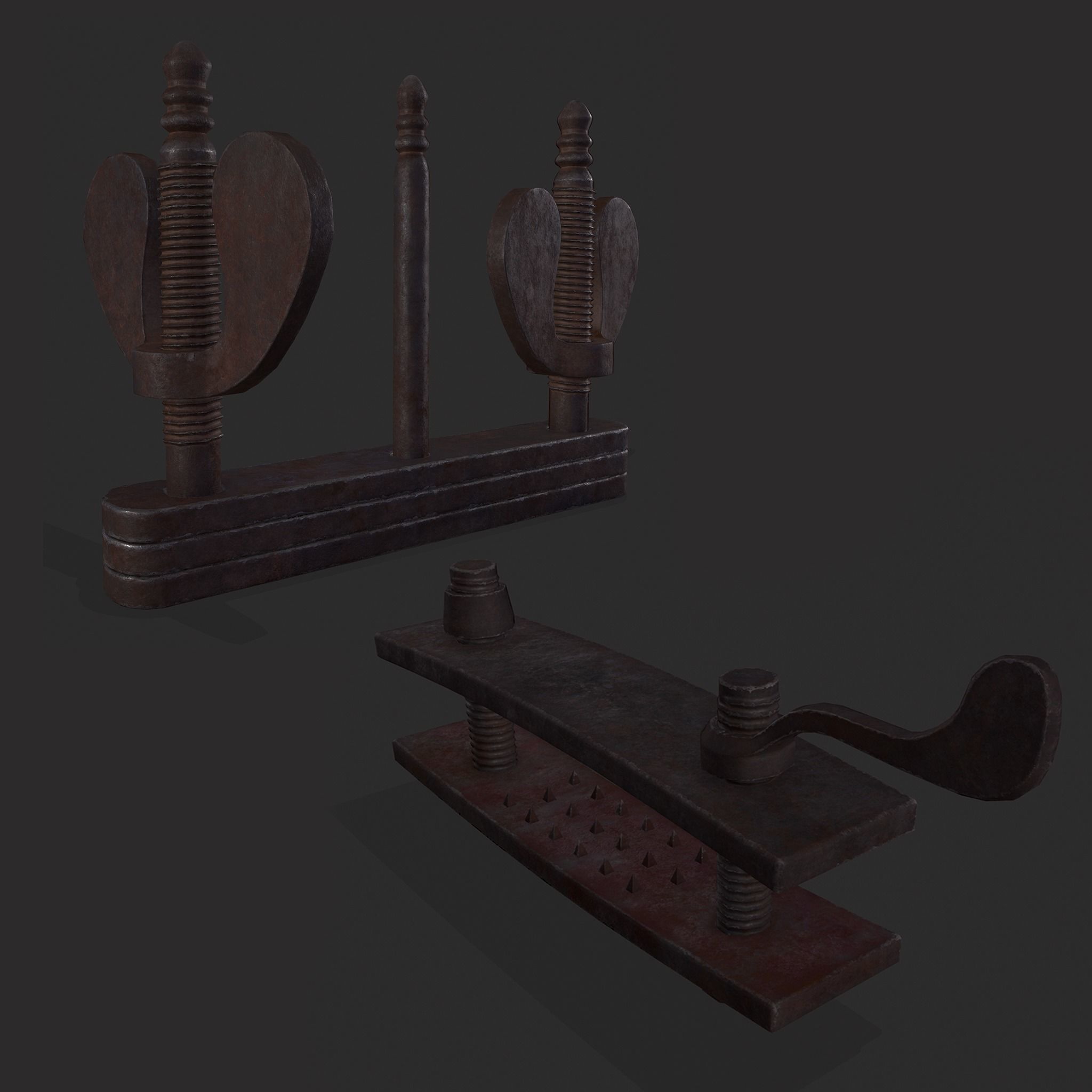 3D Model Collection Two Torture Tools VR / AR / low-poly | CGTrader