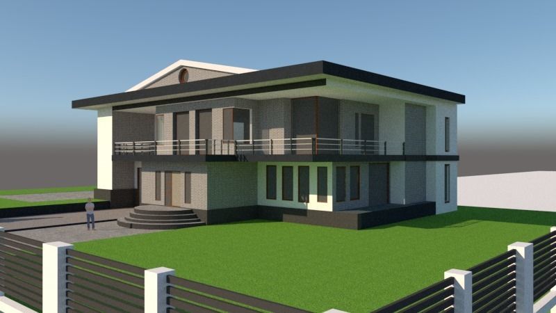 Mega Luxury mansion 3D model 3D printable | CGTrader