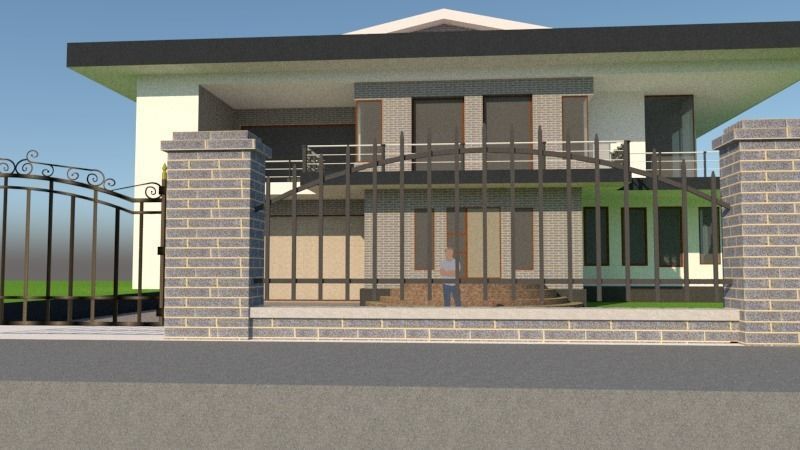 Mega Luxury mansion 3D model 3D printable | CGTrader