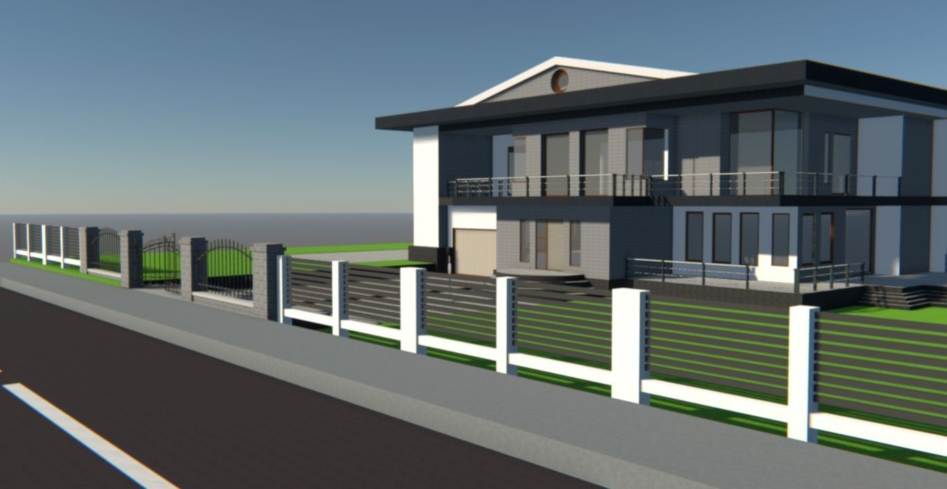 Mega Luxury mansion 3D model 3D printable | CGTrader