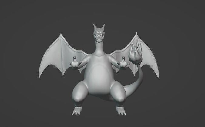 Charizard 3d model dragon 3D model 3D printable | CGTrader