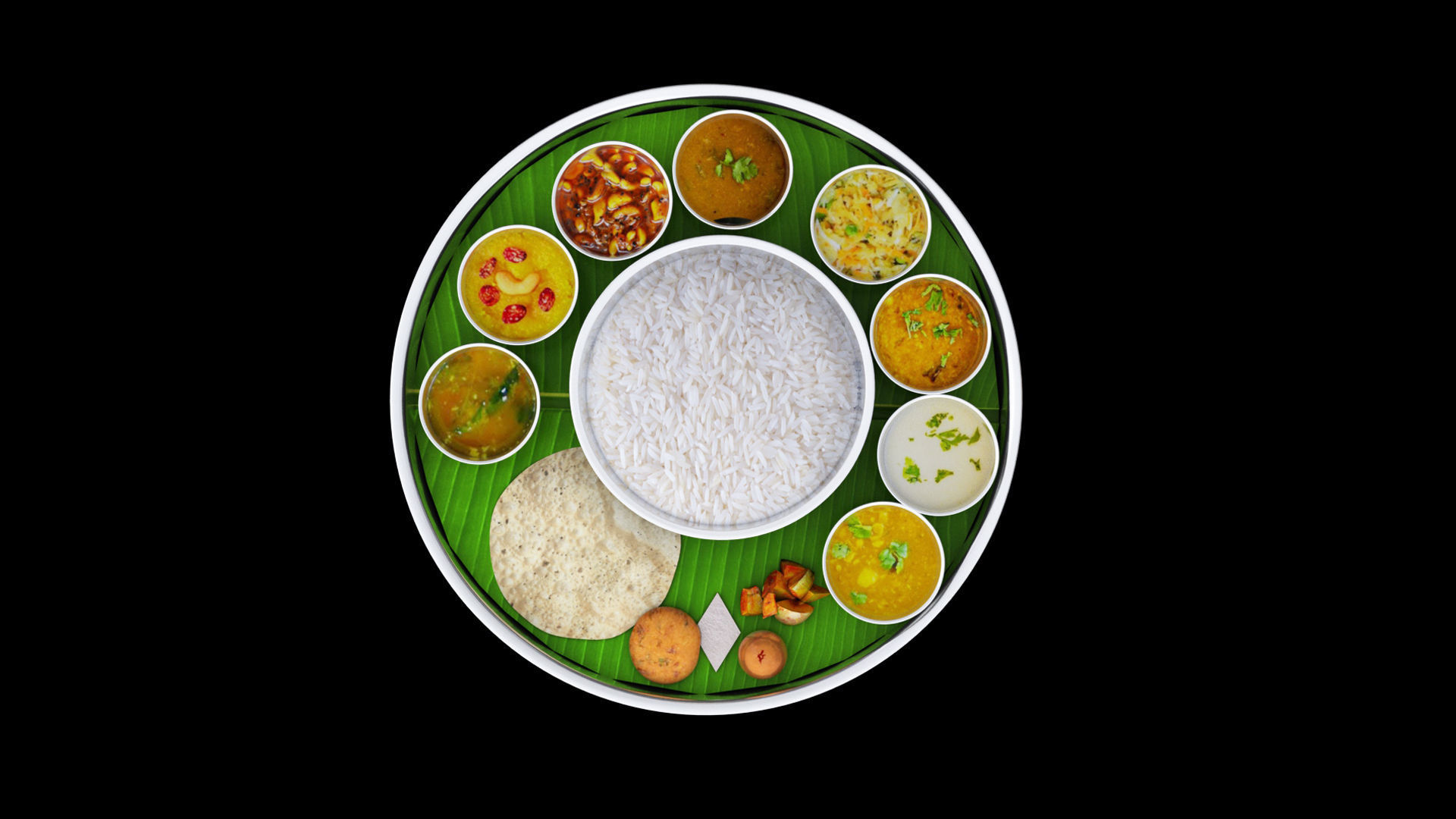 Rice meals food 3d model 3D model | CGTrader