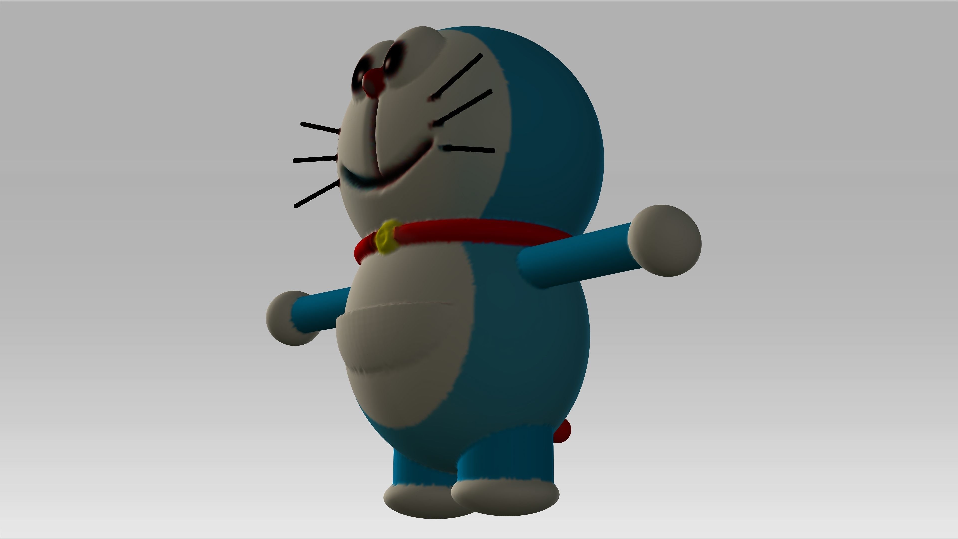 Doraemon character free 3D model 3D printable | CGTrader