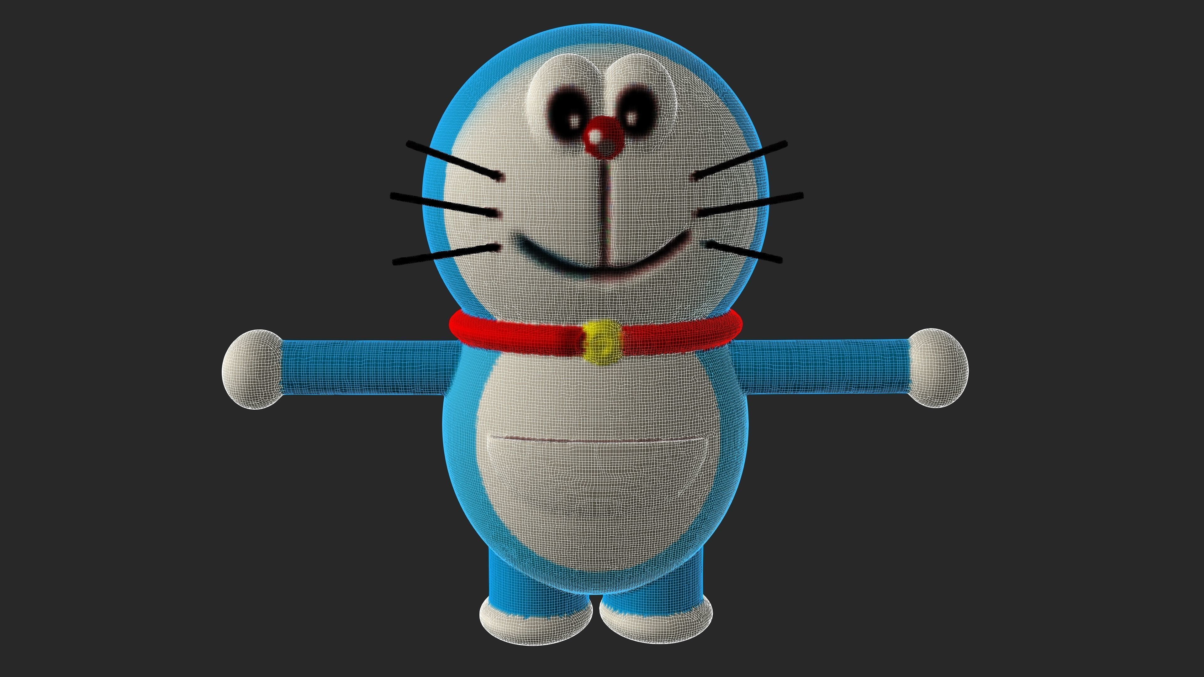 Doraemon character free 3D model 3D printable | CGTrader