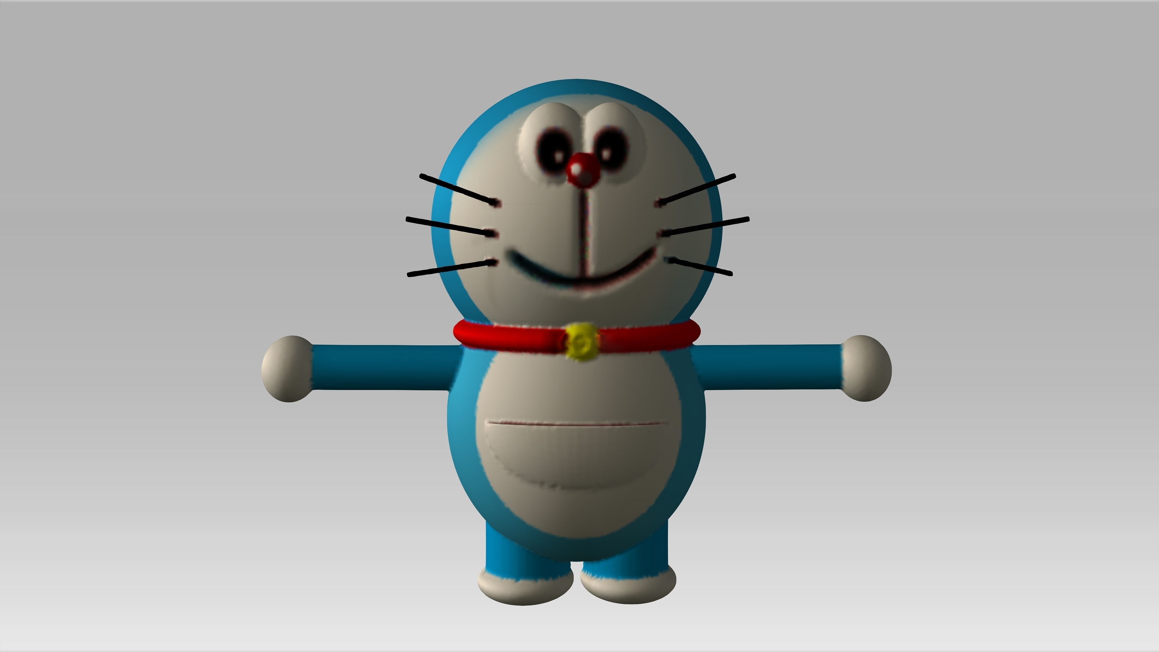 Doraemon character free 3D model 3D printable | CGTrader