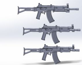 Assault rifle 3D Print Models | CGTrader