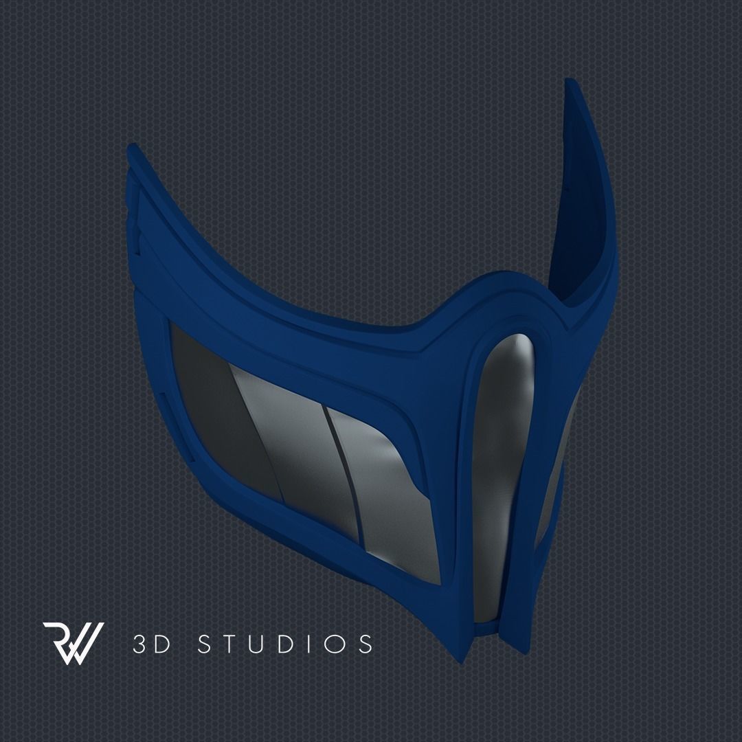 MK11 Sub-Zero Mask V13 - STL File 3D model 3D printable | CGTrader
