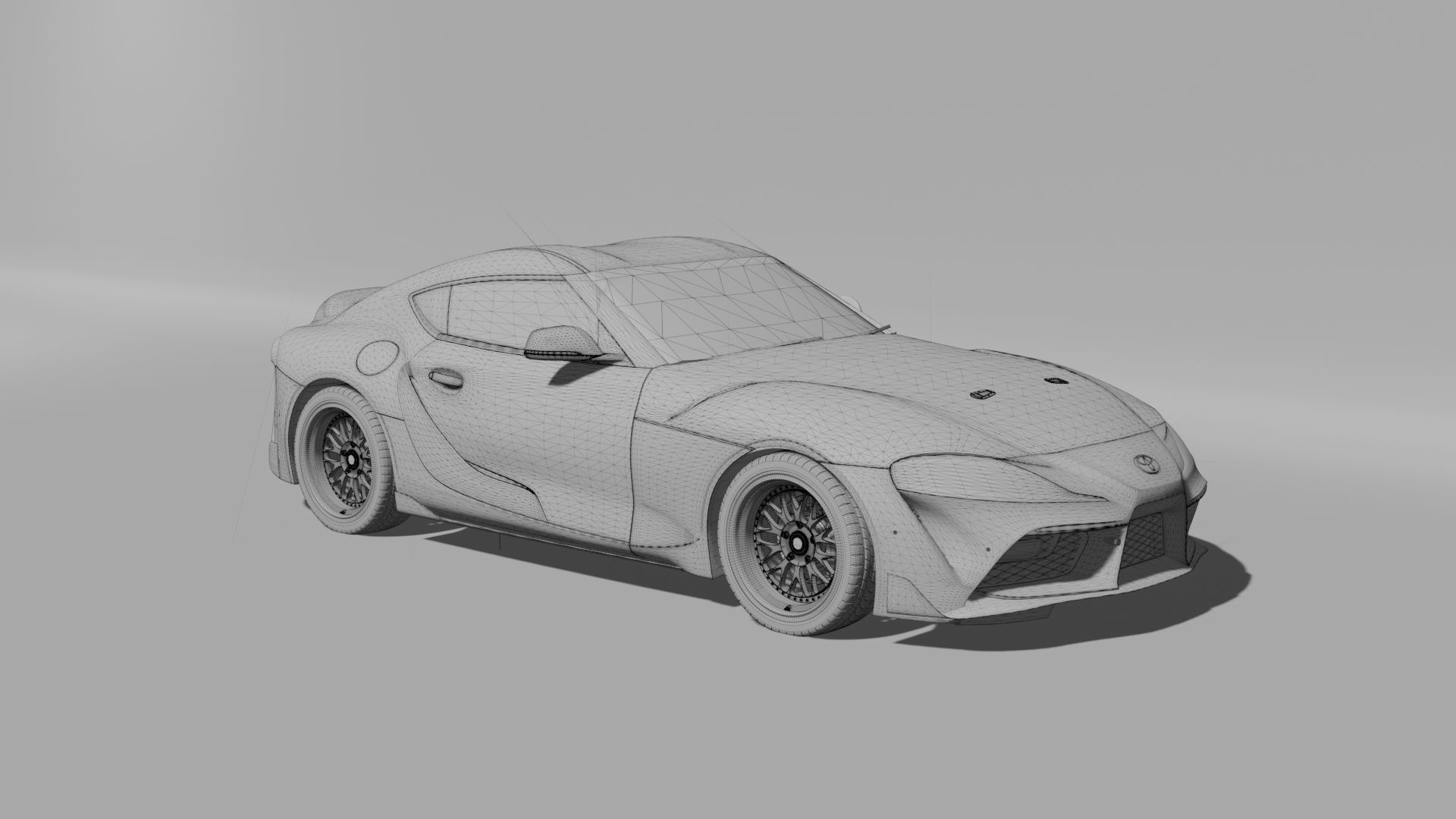 Toyota supra 2020 3D model | CGTrader