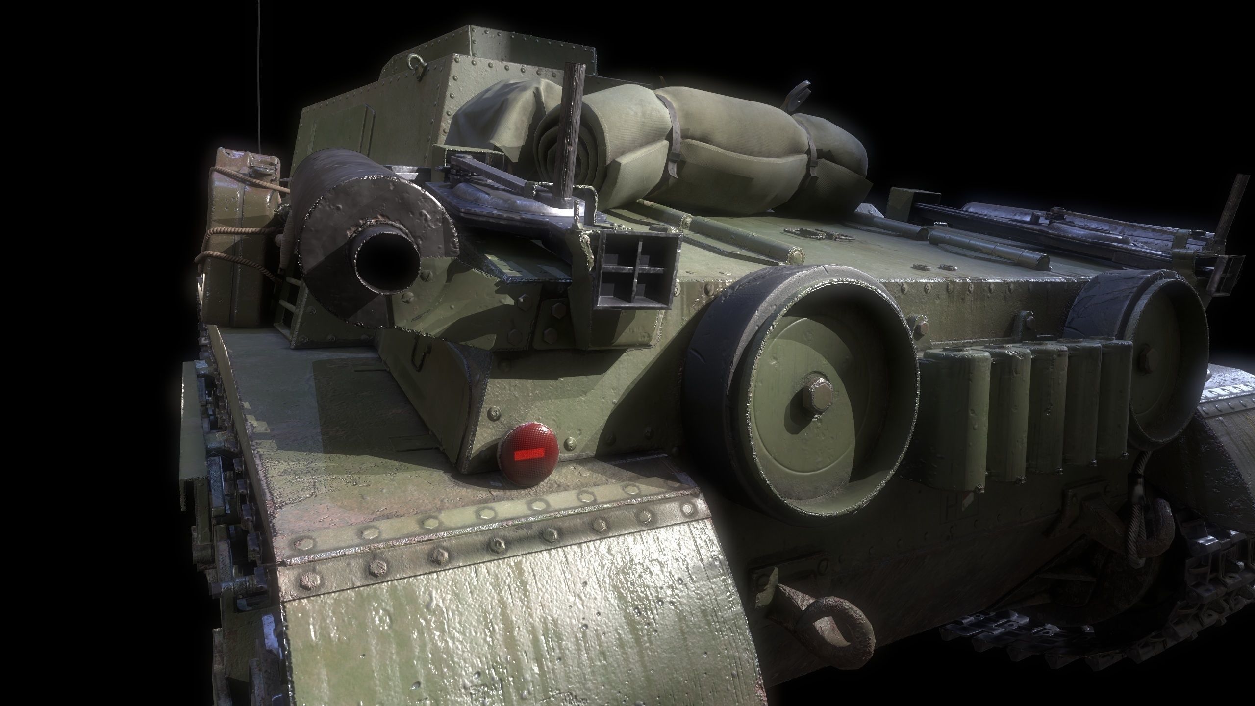 3D model 40M and 41M Turan tank Low and Highpoly VR / AR / low-poly ...