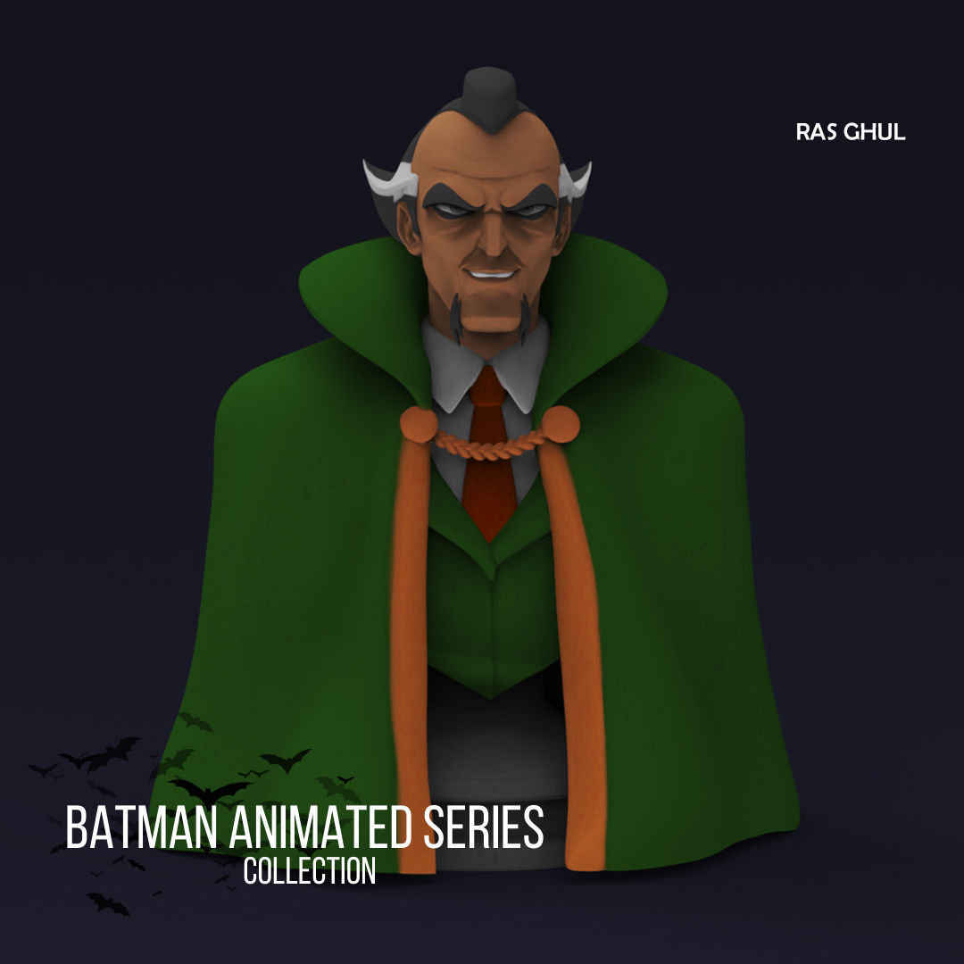 The Batman Animated Series - Ras Ghul 3D model 3D printable | CGTrader