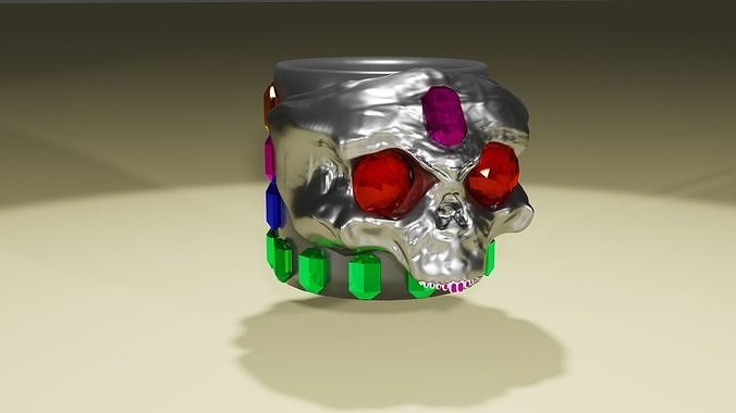skull cup 3D model | CGTrader