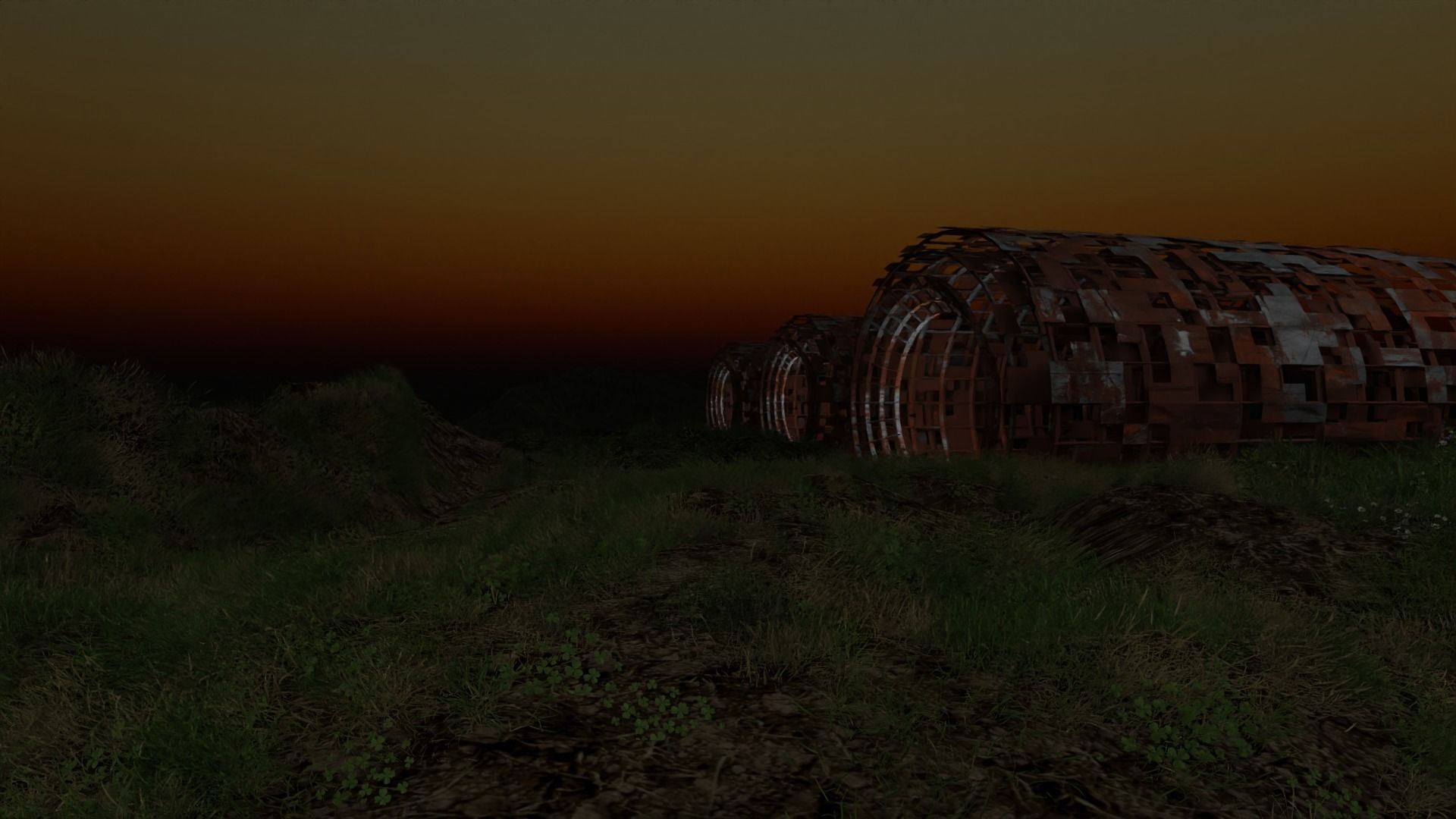 3D realistic scifi landscape scene model 3D model | CGTrader