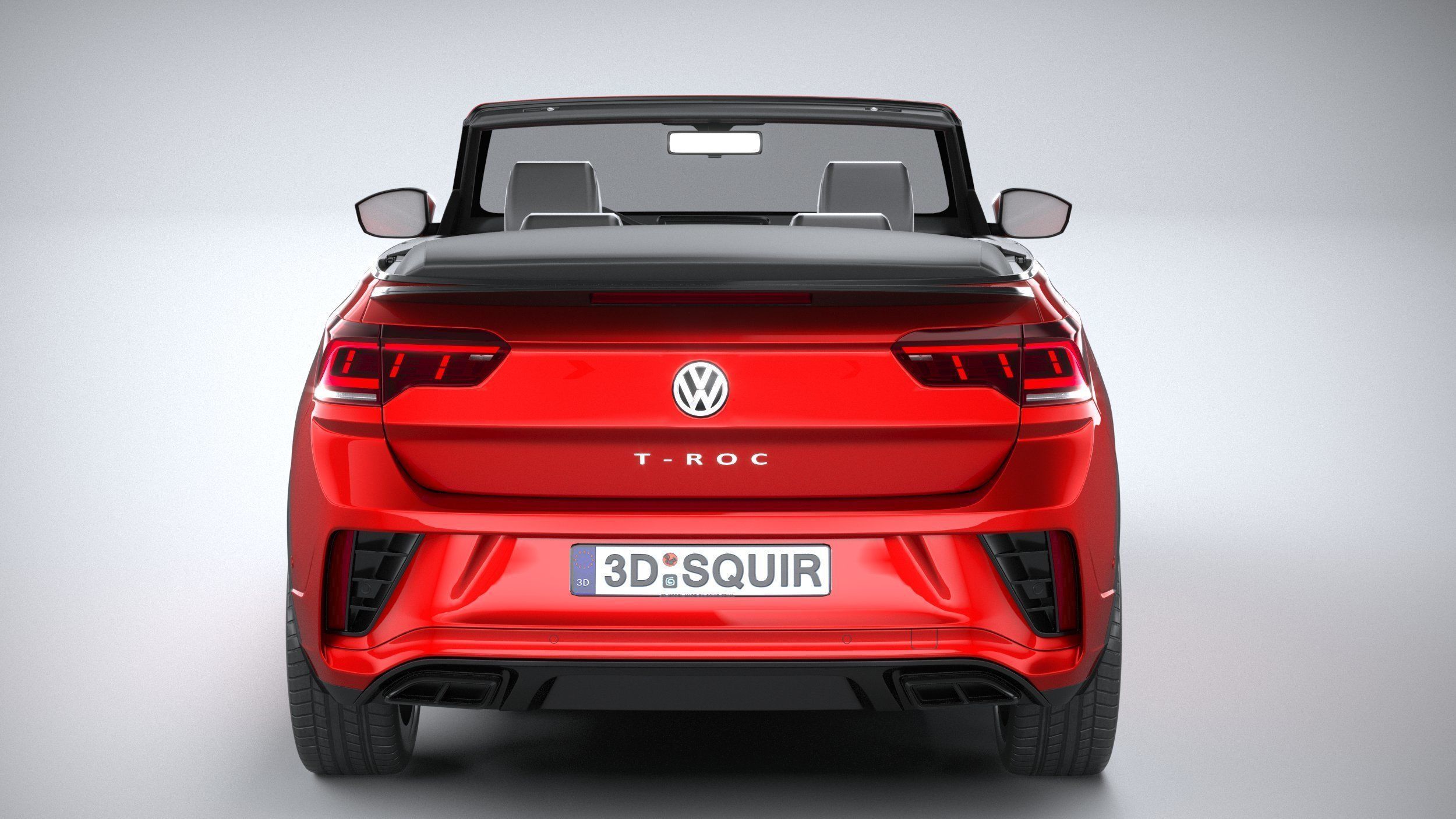Volkswagen T-Roc Cabrio R-line 2022 3D model | CGTrader