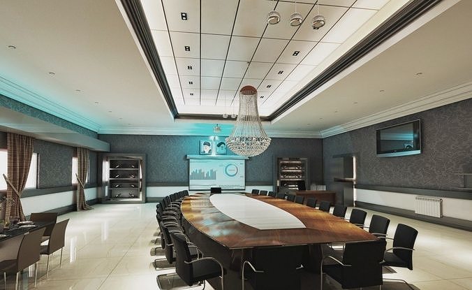 Max Conference Room 3D model | CGTrader