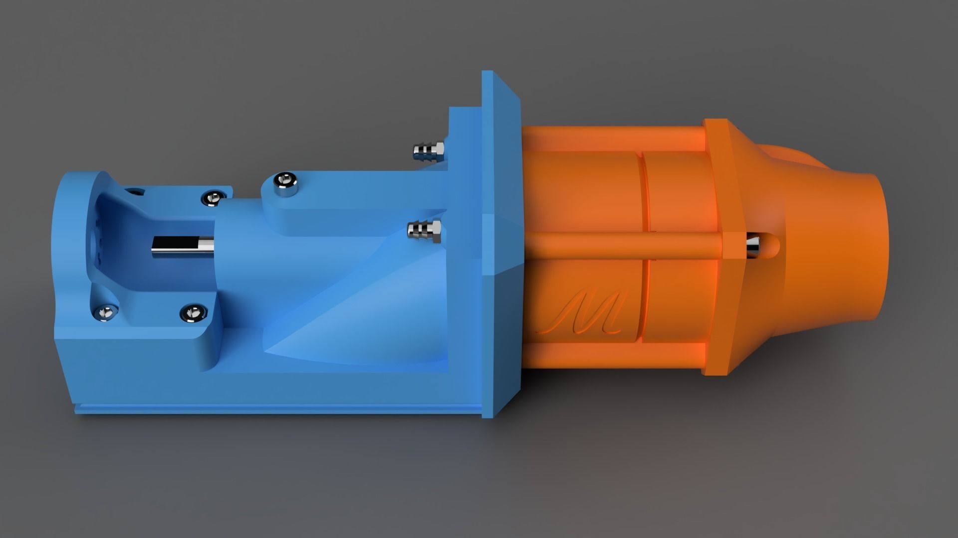 M-Jet 60 - 3D Printable Jet Drive for Electric Surfboards 3D model 3D ...