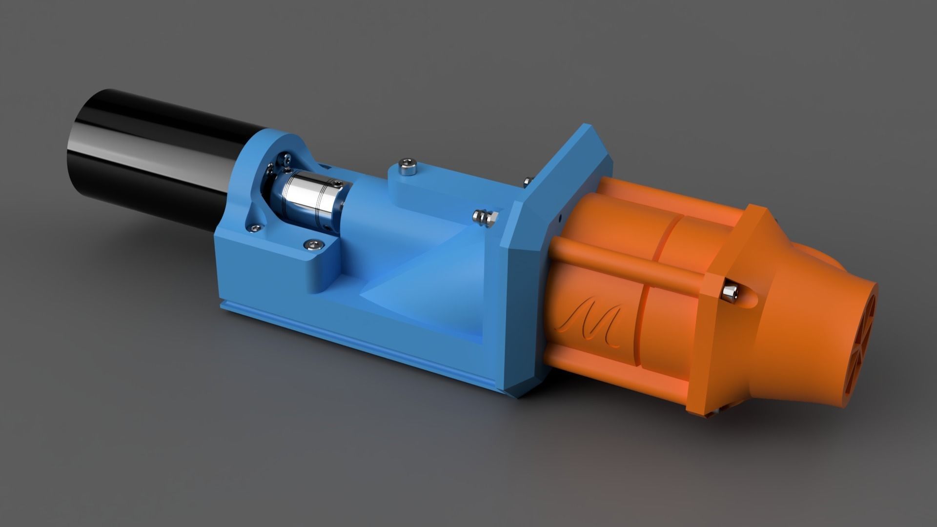 M-Jet 60 - 3D Printable Jet Drive for Electric Surfboards 3D model 3D ...