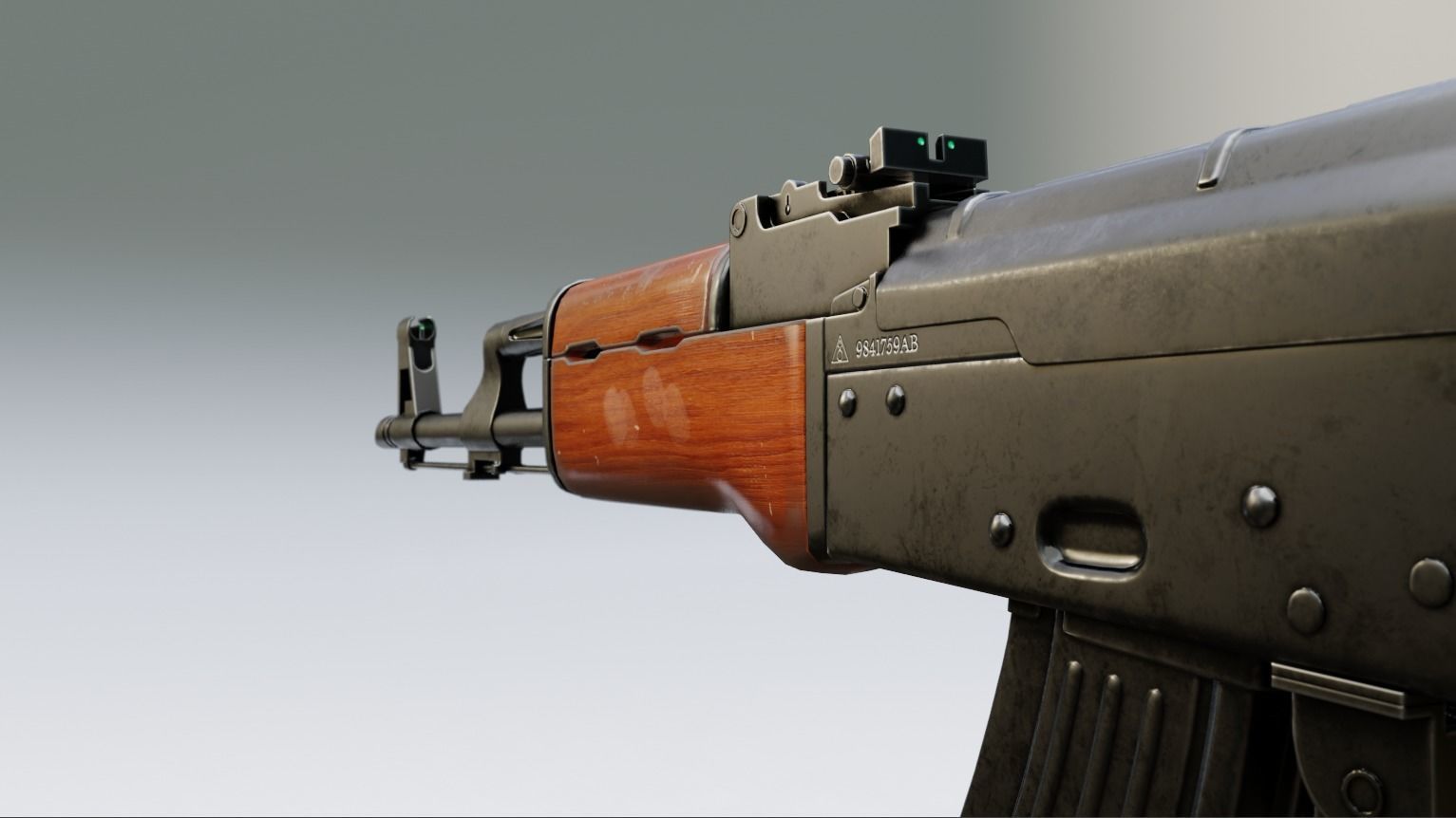 AK-47 Assault Rifle free VR / AR / low-poly 3D model | CGTrader