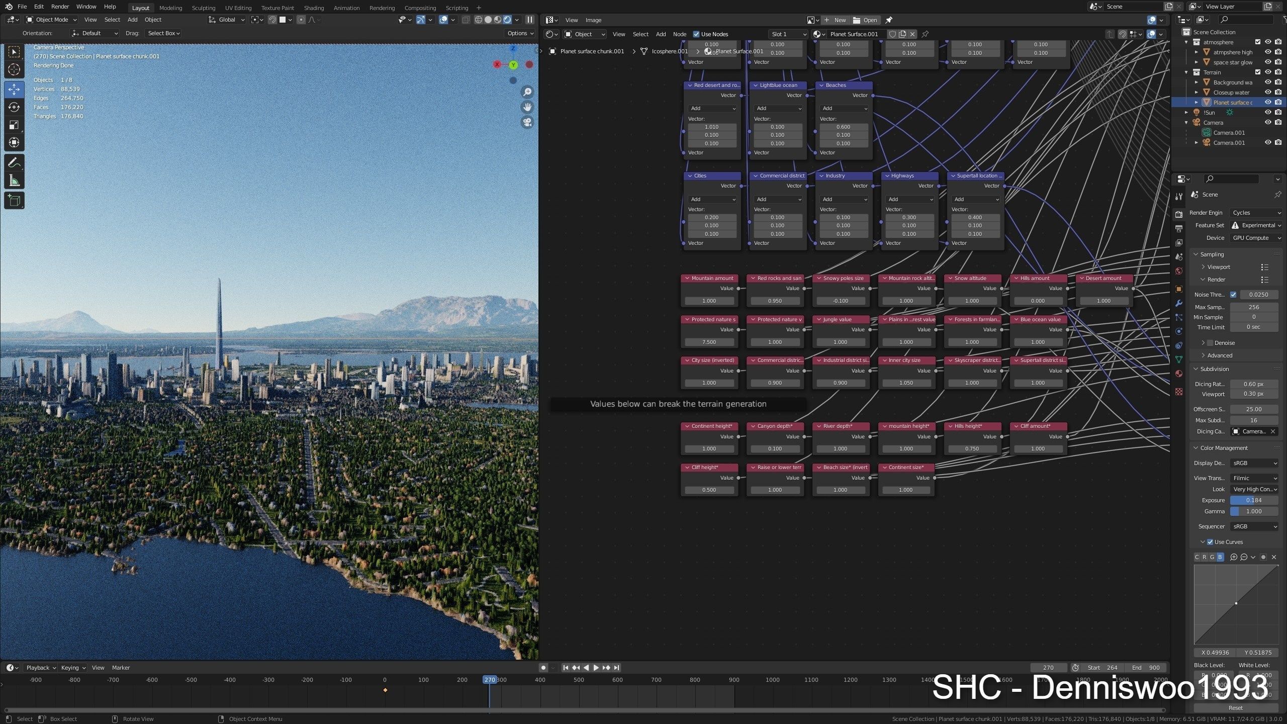 Large scale procedural terrain generator with 3D cities 3D model | CGTrader