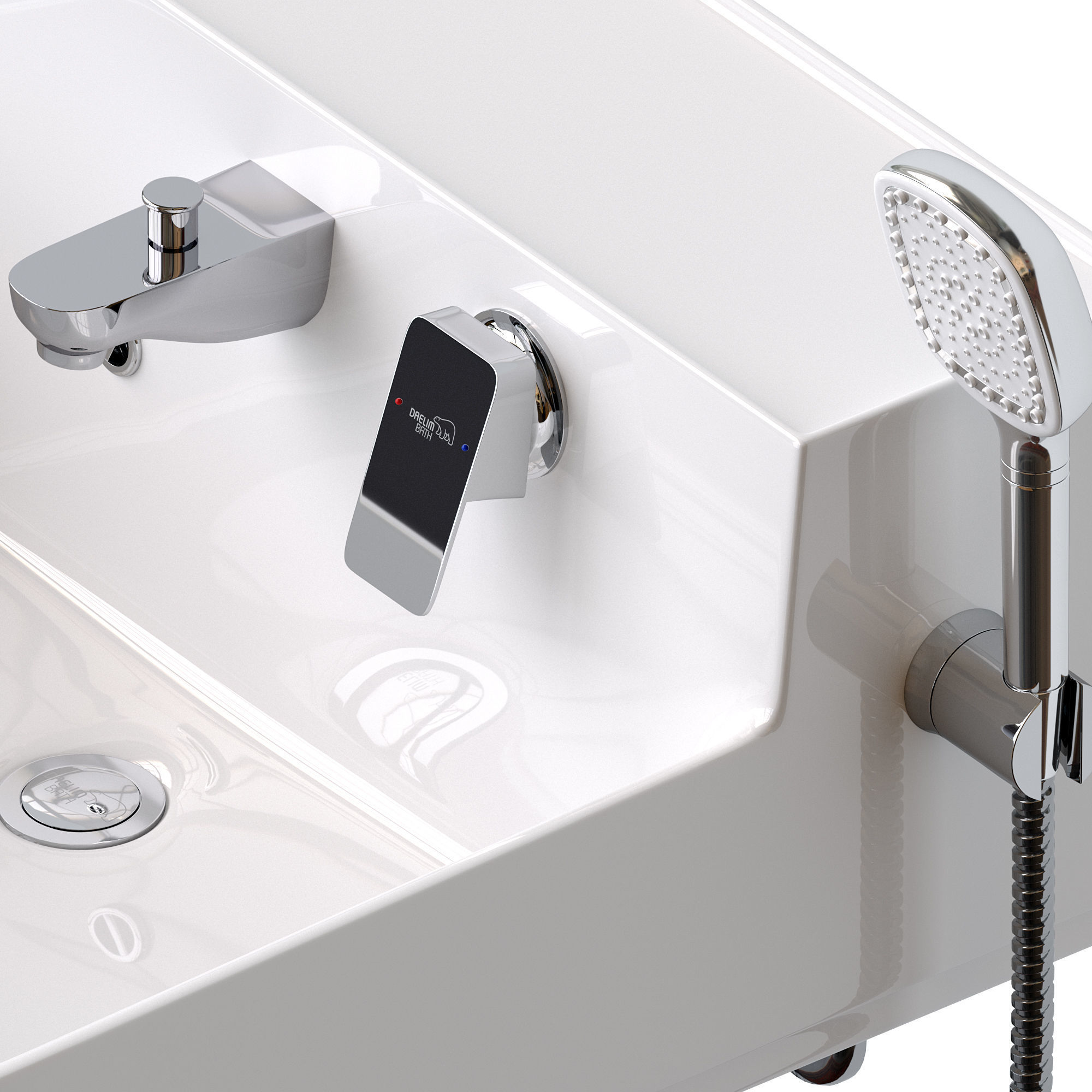 Daelim Washbasin PL-1300 3D model | CGTrader