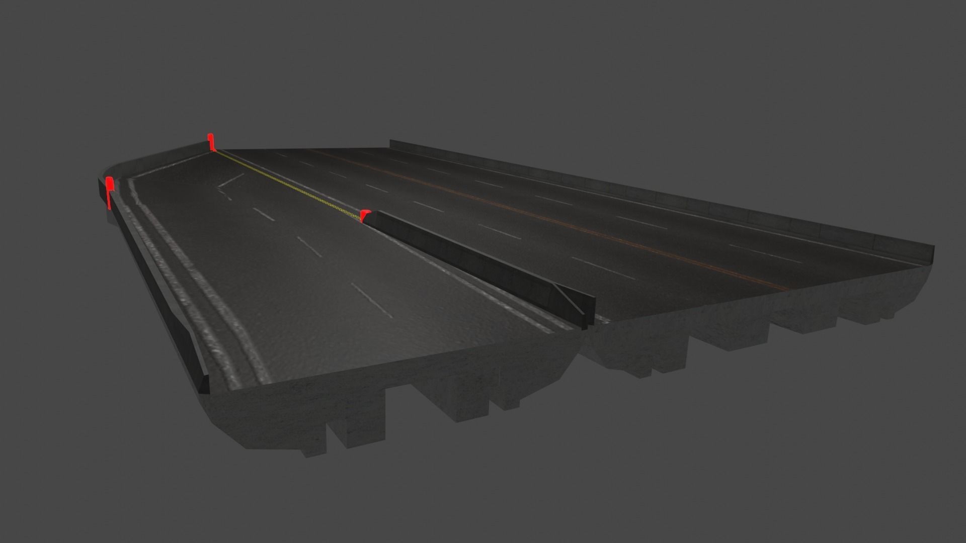Modular Roads and Streets Collection 3D model | CGTrader