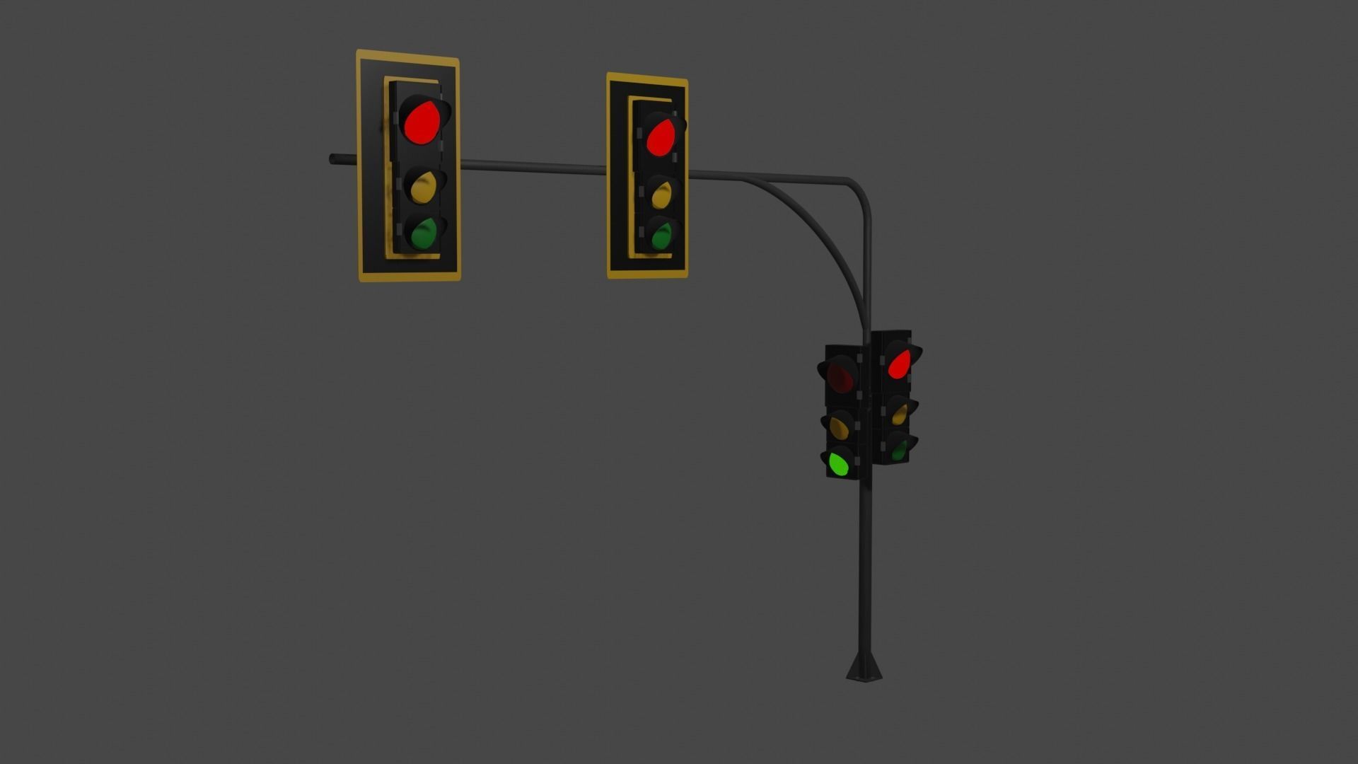 StopLight - Semaforo 3D model | CGTrader
