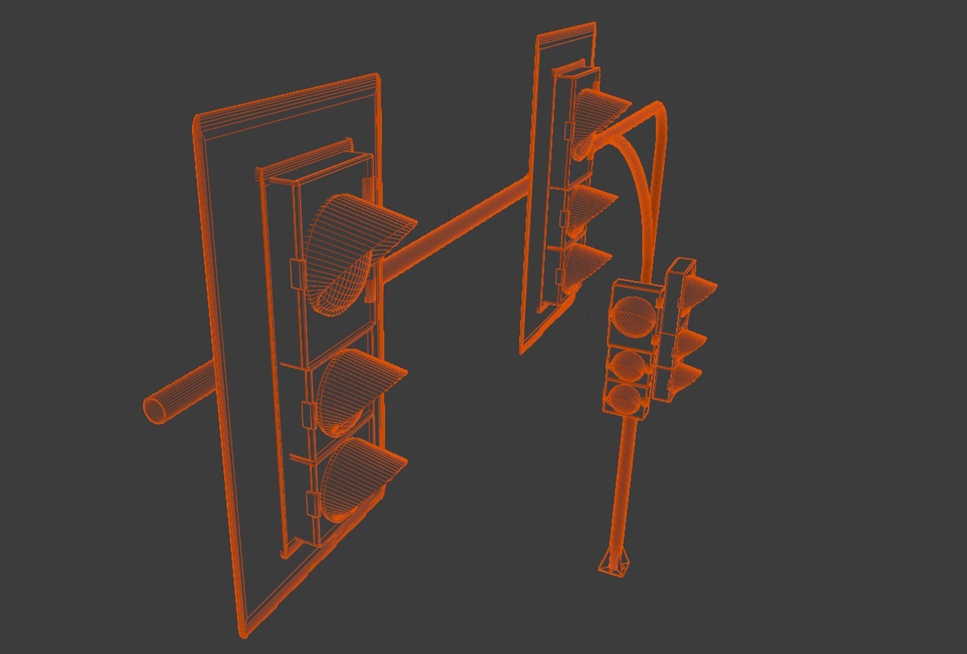 StopLight - Semaforo 3D model | CGTrader