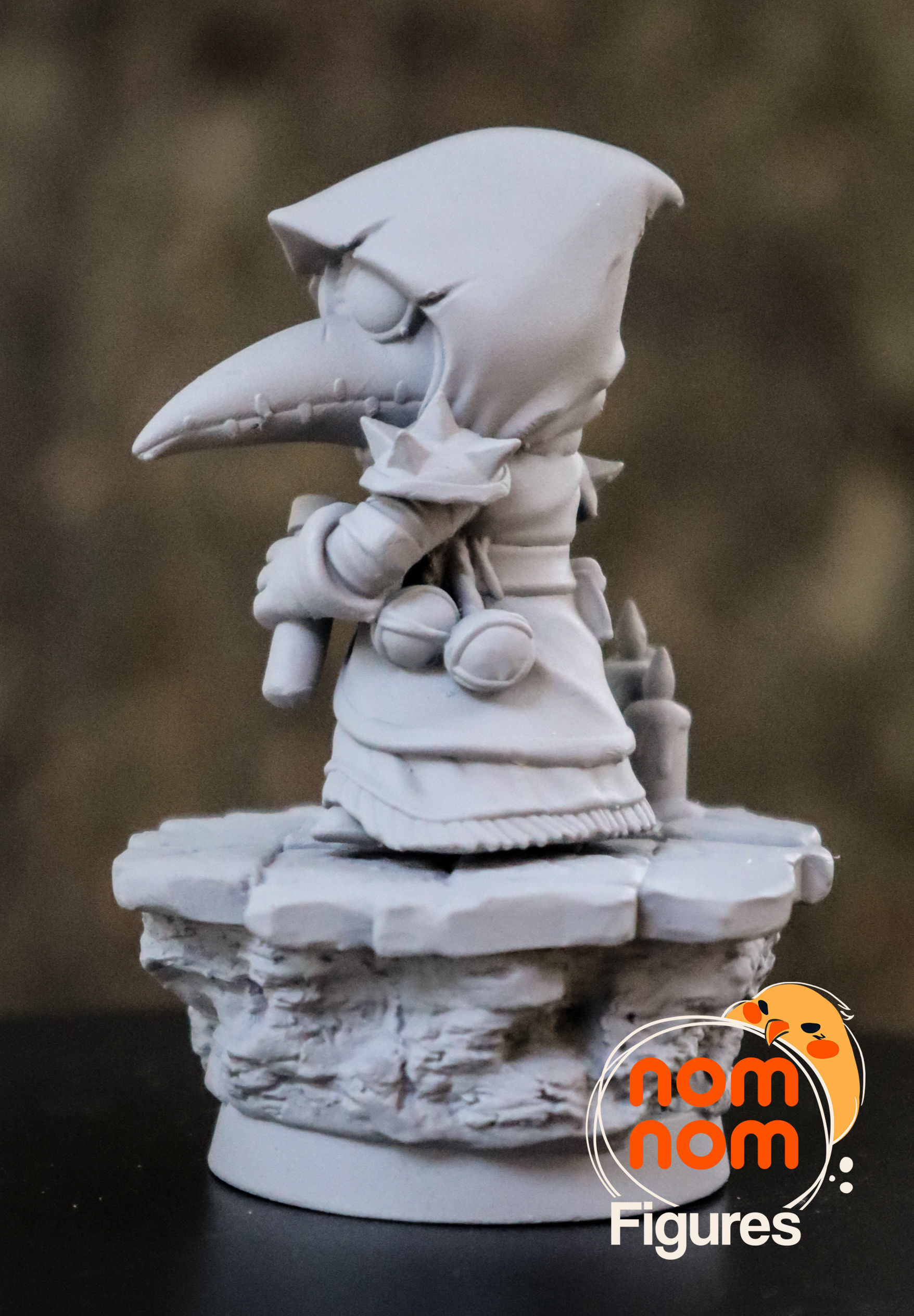 Chibi Plague Doctor 3D model 3D printable | CGTrader