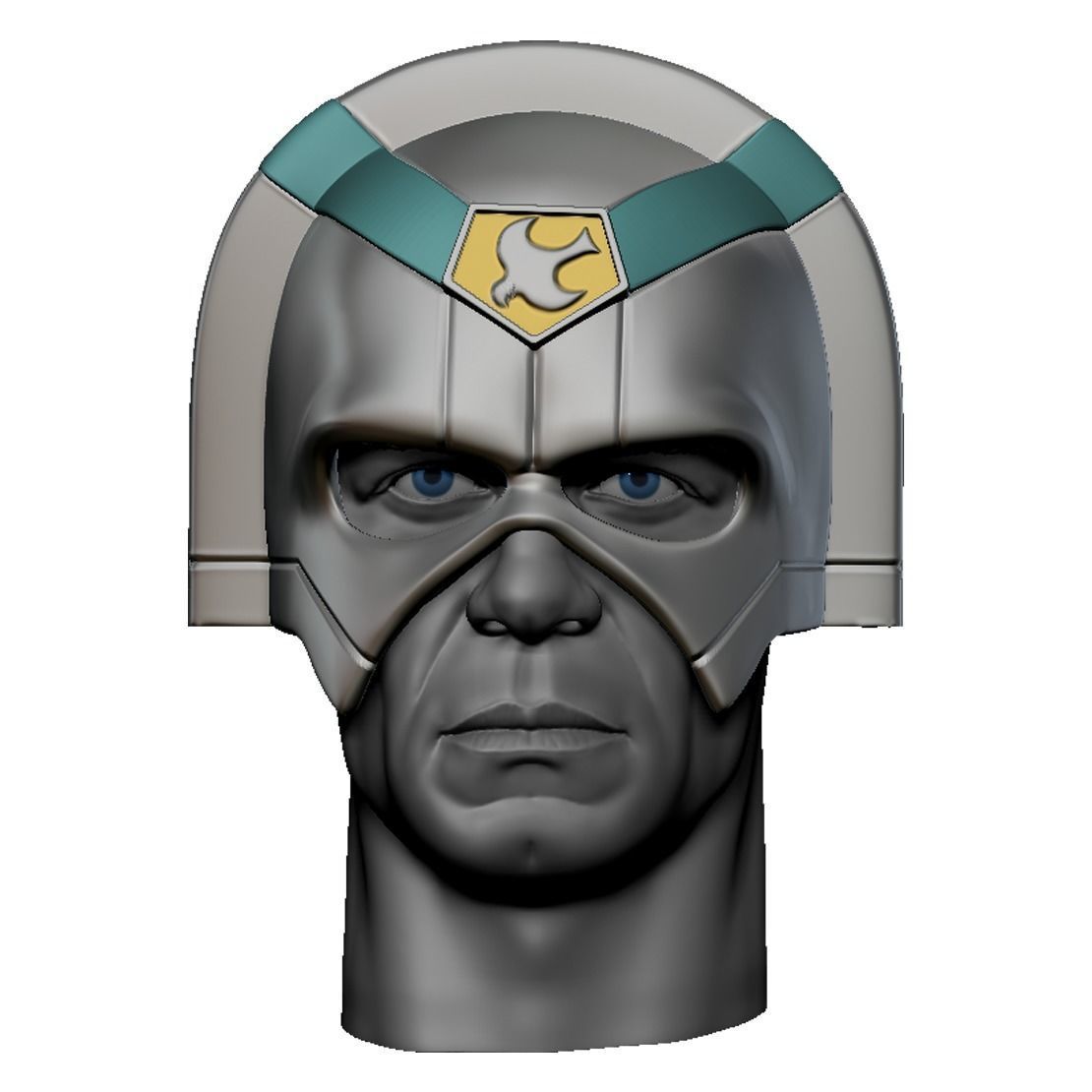 Peacemaker headsculpt 3D model 3D printable | CGTrader