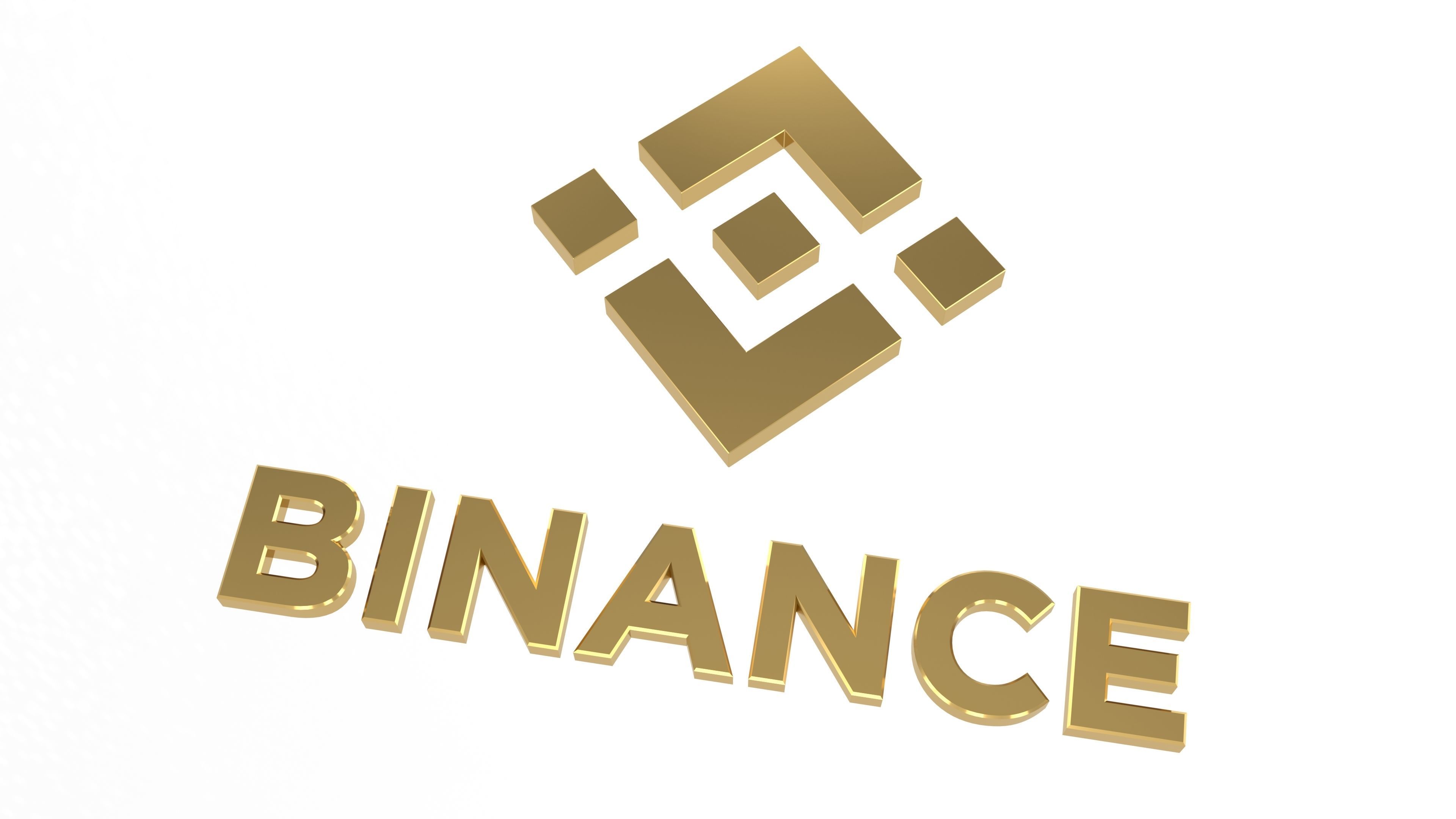 BINANCE LOGO 3D model | CGTrader