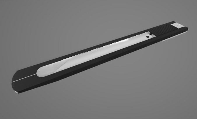 cutter knife free 3D model | CGTrader