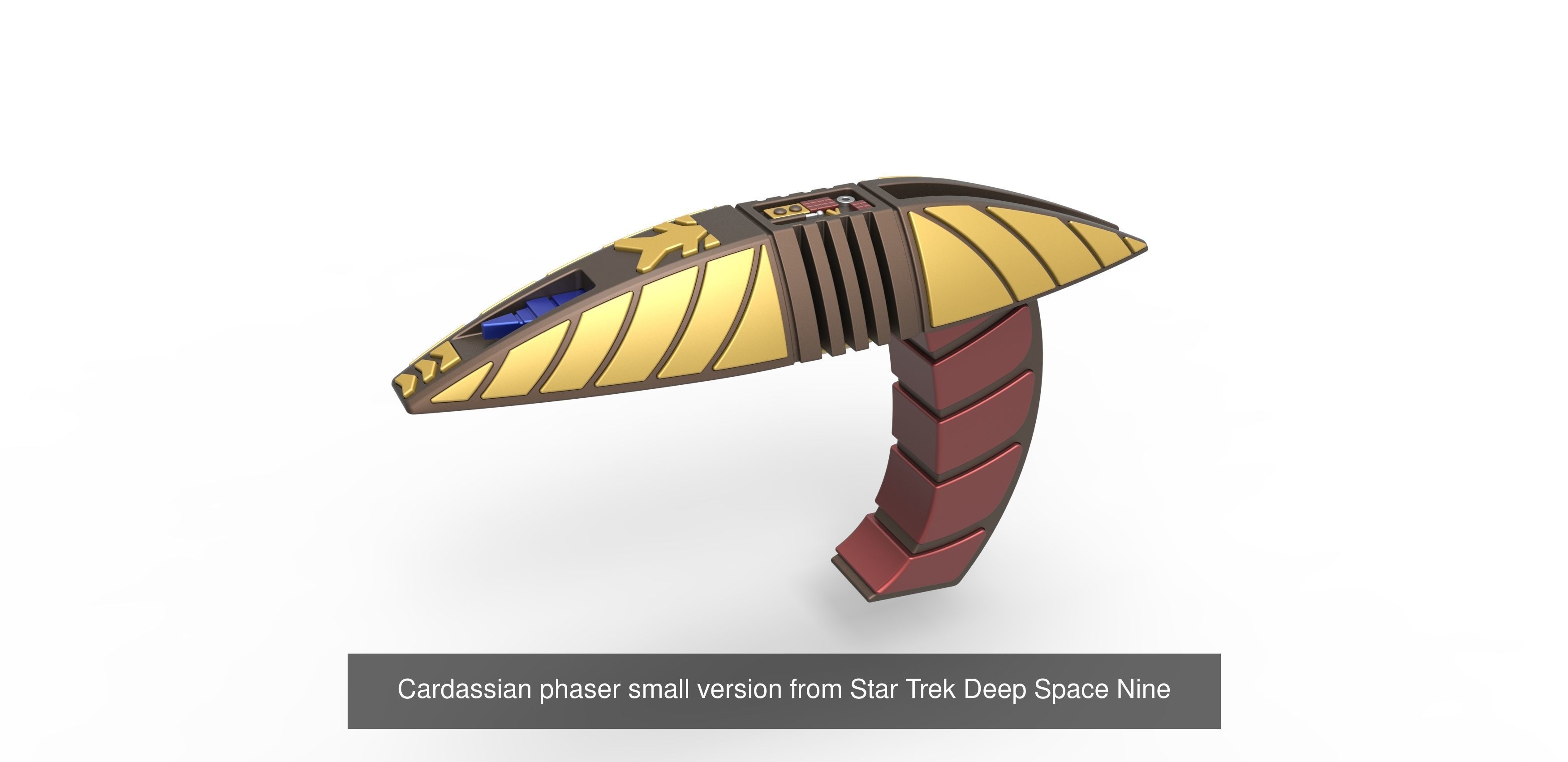 Cardassian phaser pistol and small version 3D Model Collection | CGTrader