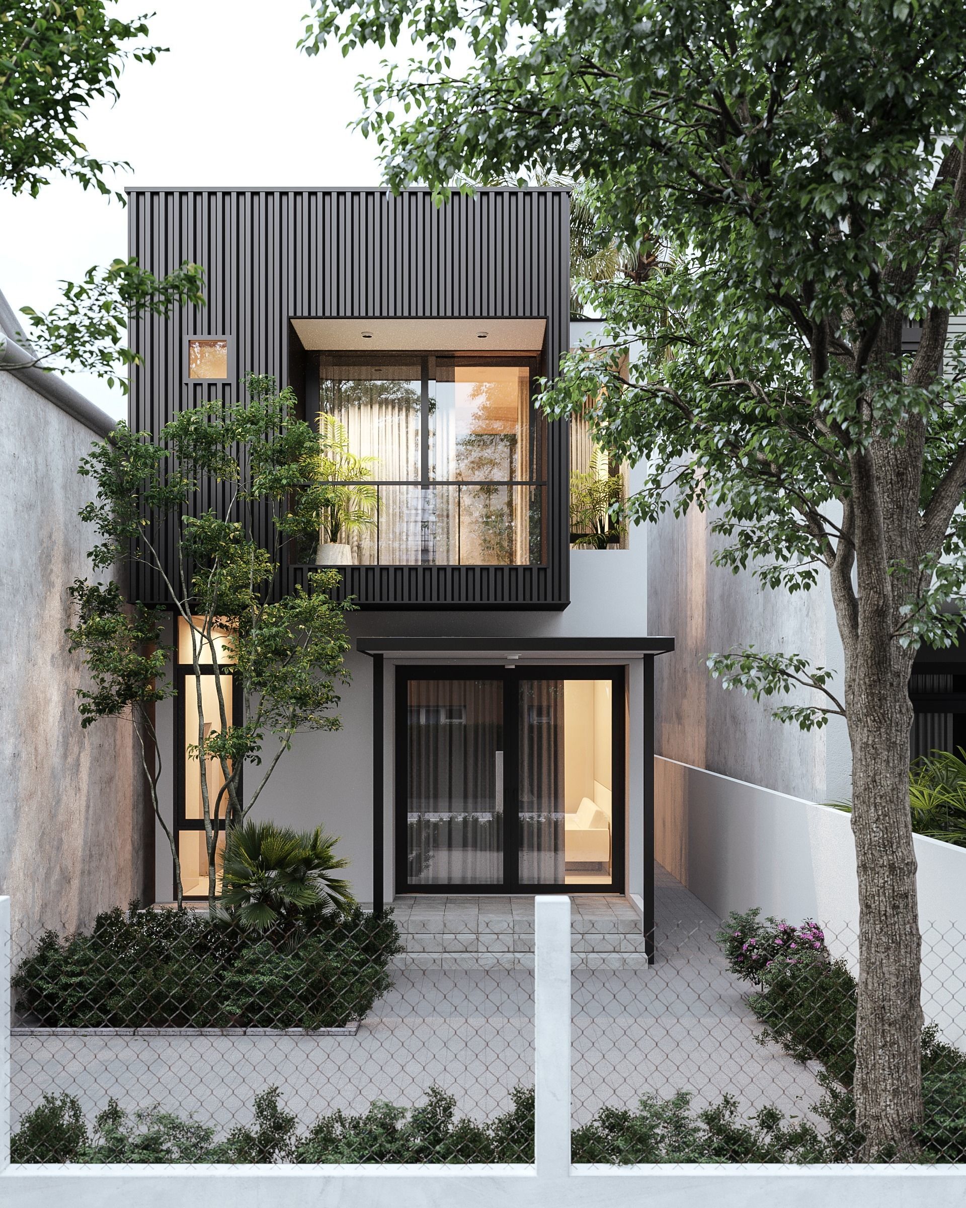 Container House Front Facade 3D model | CGTrader