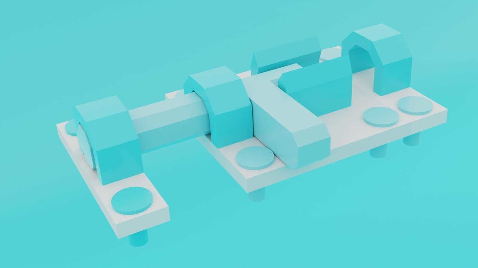 Latch Locker for 3D Printing free 3D model 3D printable | CGTrader